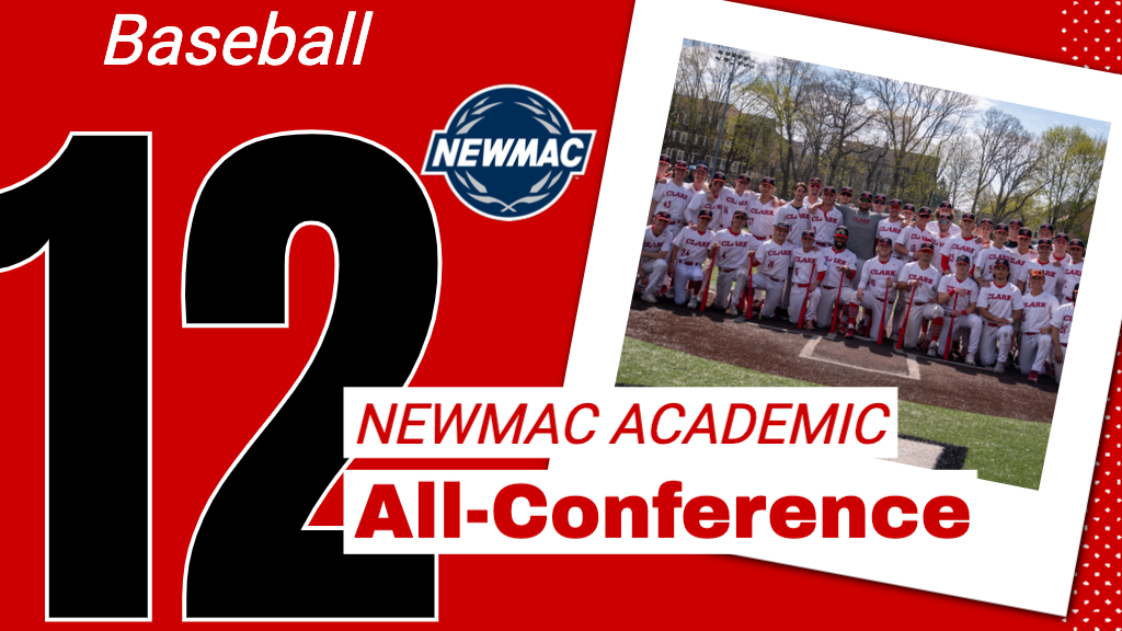 12 Named to NEWMAC Baseball All-Academic Team - Clark University