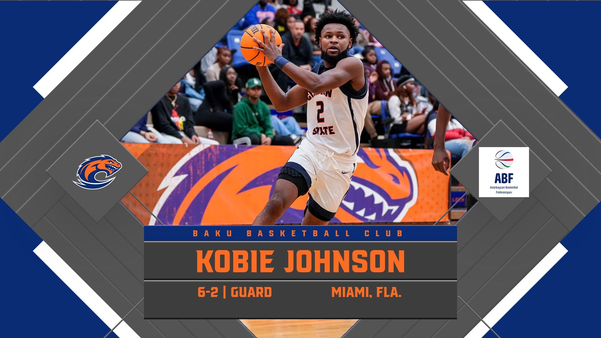 Kobie Johnson Inks Professional Contract in Azerbaijan - Clayton State ...