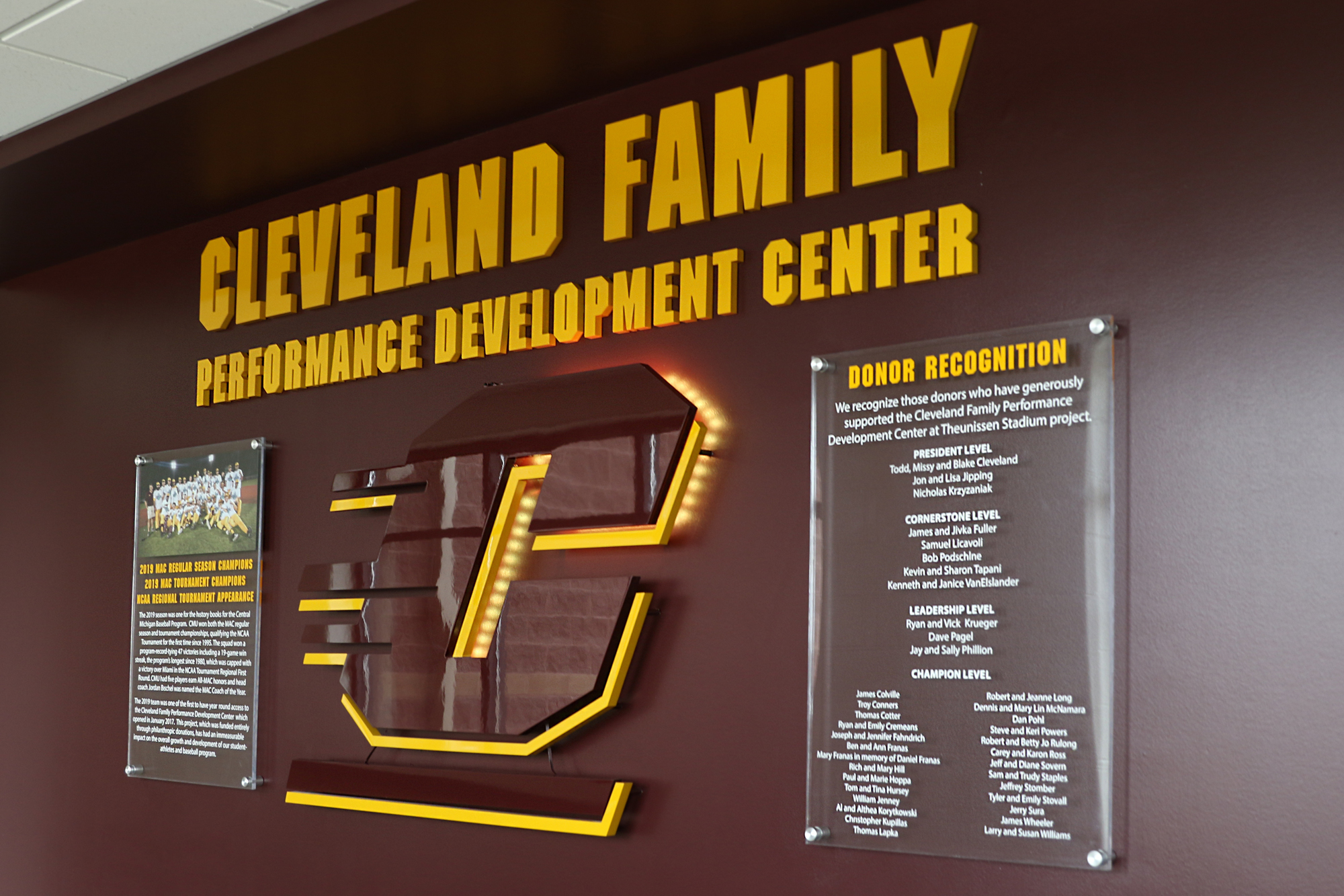 Cleveland Family Lends Support To PDC - Central Michigan University ...