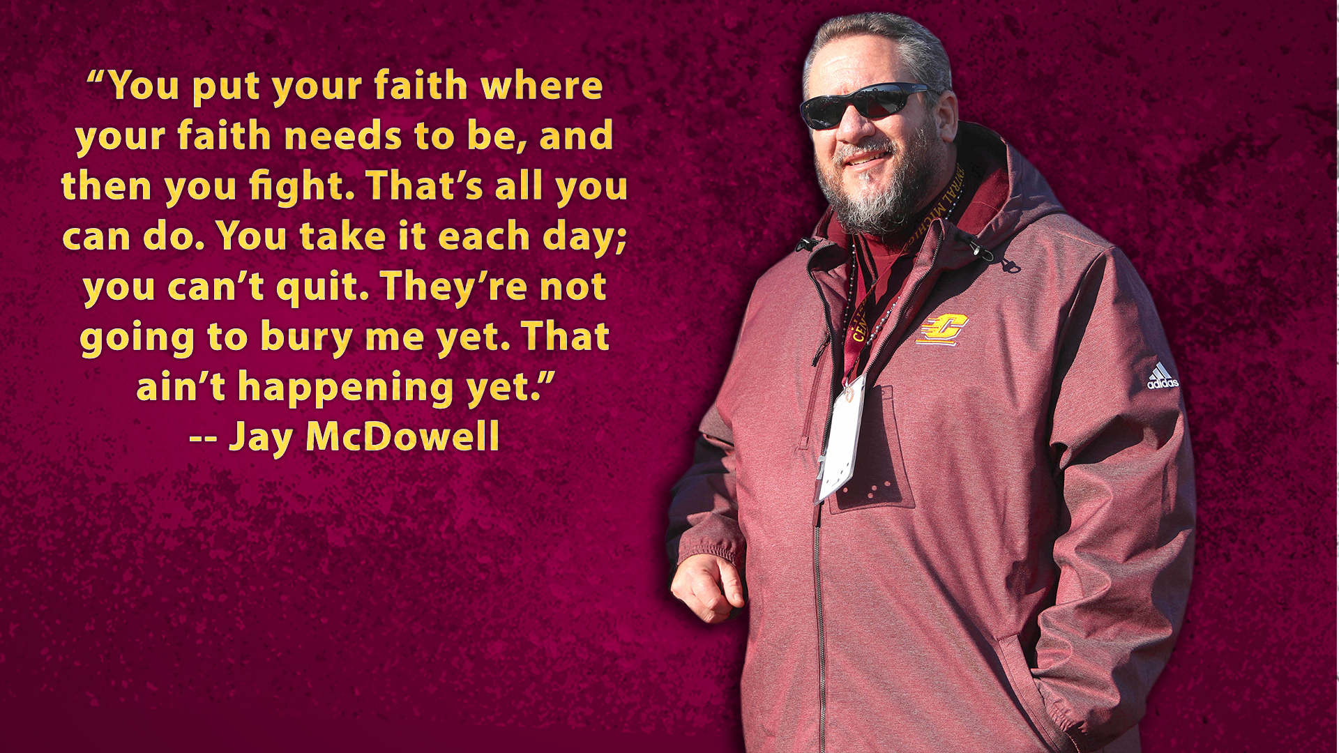 Jay Mac Battles Back - Central Michigan University Athletics