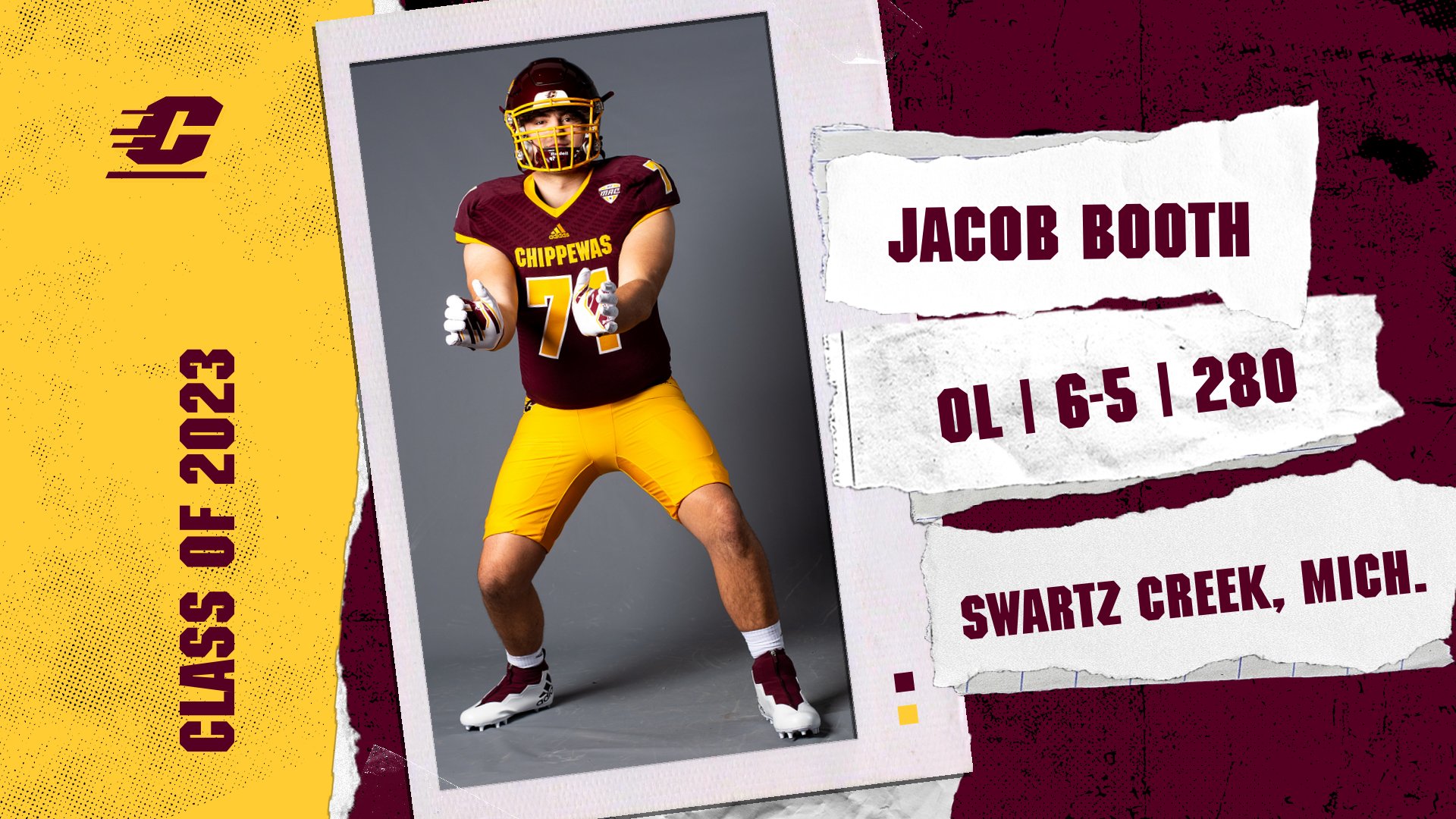 Jacob Booth - Football - Central Michigan University Athletics