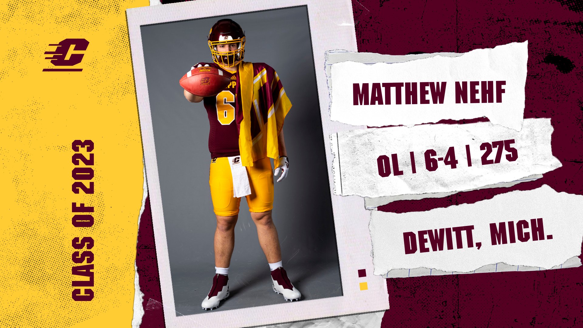 Matthew Nehf - Football - Central Michigan University Athletics