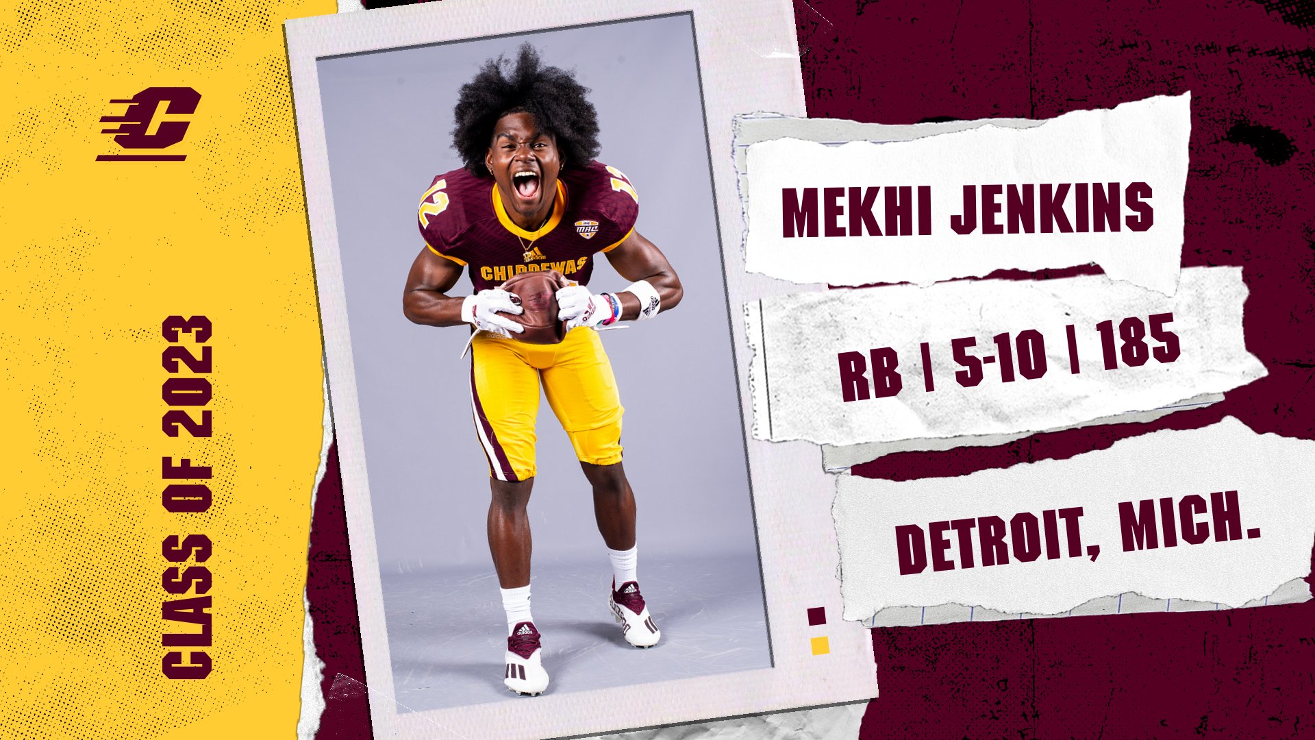 Mekhi Jenkins - Football - Central Michigan University Athletics