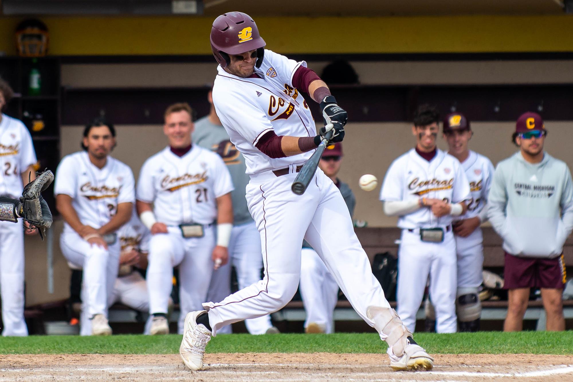 Patience Pays As CMU Sweeps MAC Baseball Twinbill - Central Michigan ...