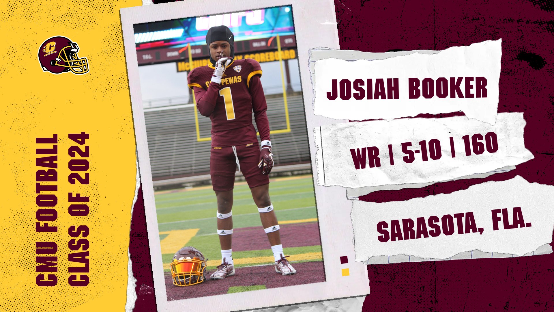 Josiah Booker - Football - Central Michigan University Athletics