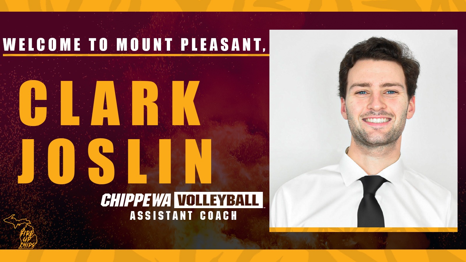 Volleyball Staff Adds Clark Joslin as Assistant Coach - Central Michigan University Athletics