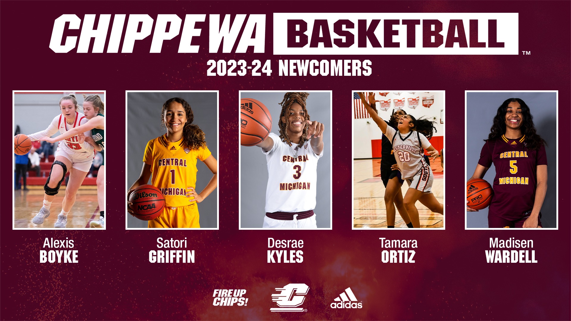 Chippewas Add Five for 2023-24 Women’s Basketball Season - Central ...
