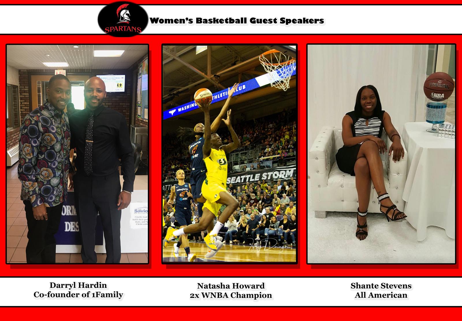 Natasha Howard Darryl Hardin And Shante Stevens Speak To The Womens Program Colorado