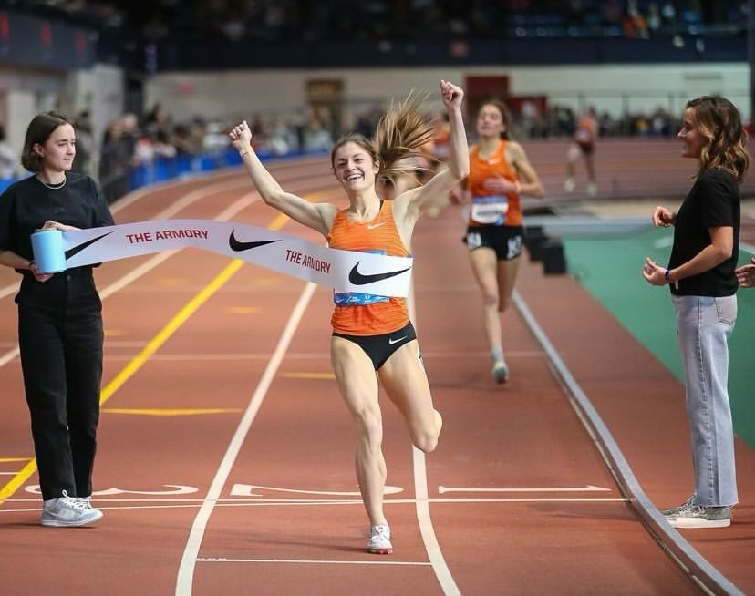 CNS senior Kate Putman placed first in the mile at Millrose games ...