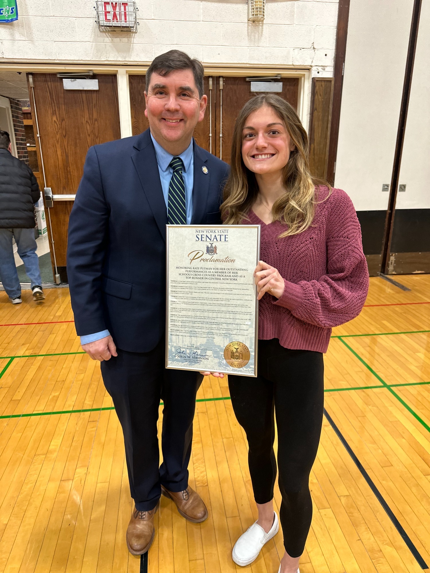 Kate Putman Earns honors From Senator John Mannion - Cicero North ...