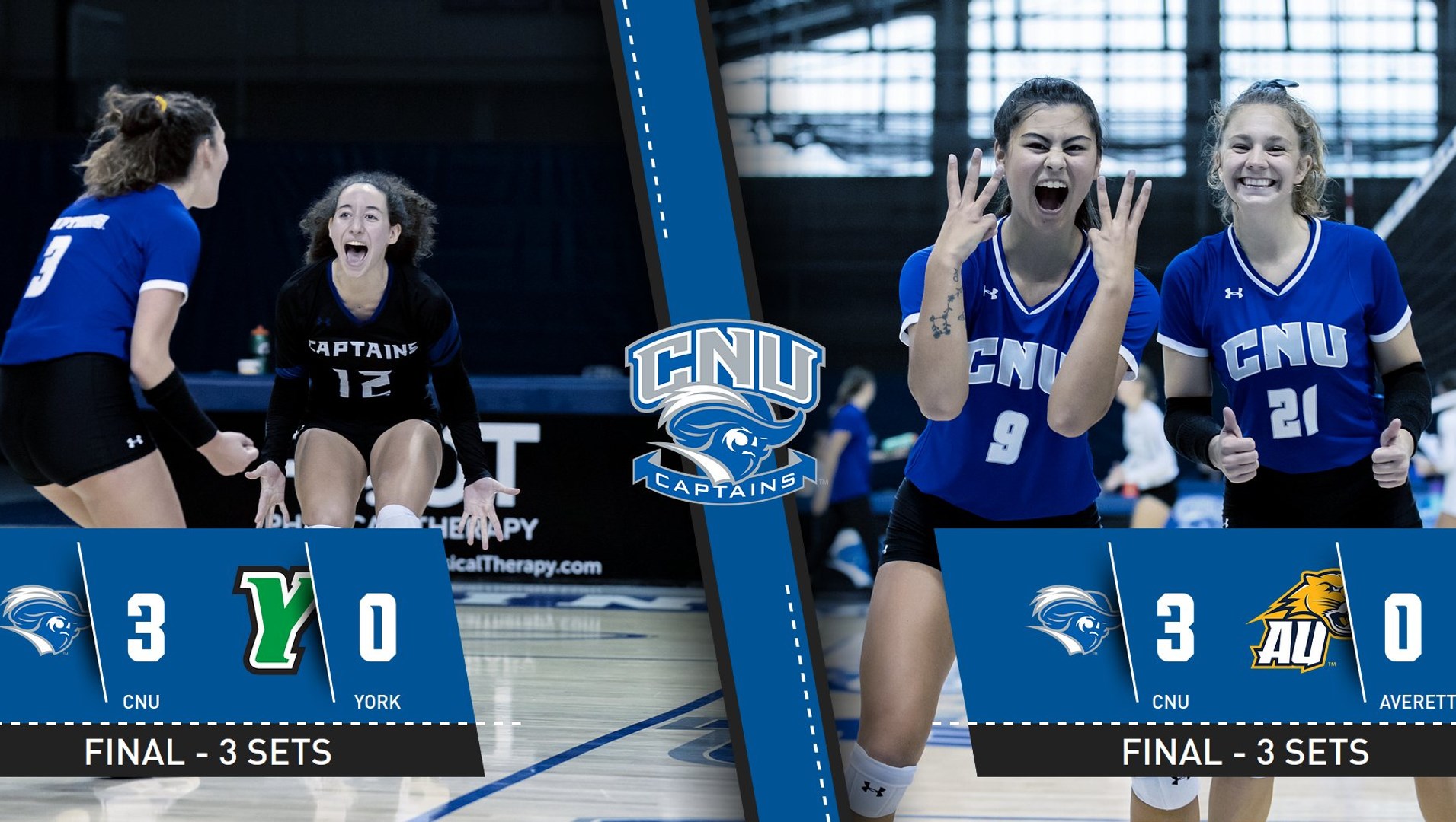 CNU Volleyball Ends Regular Season on High Note with Back-to-Back ...