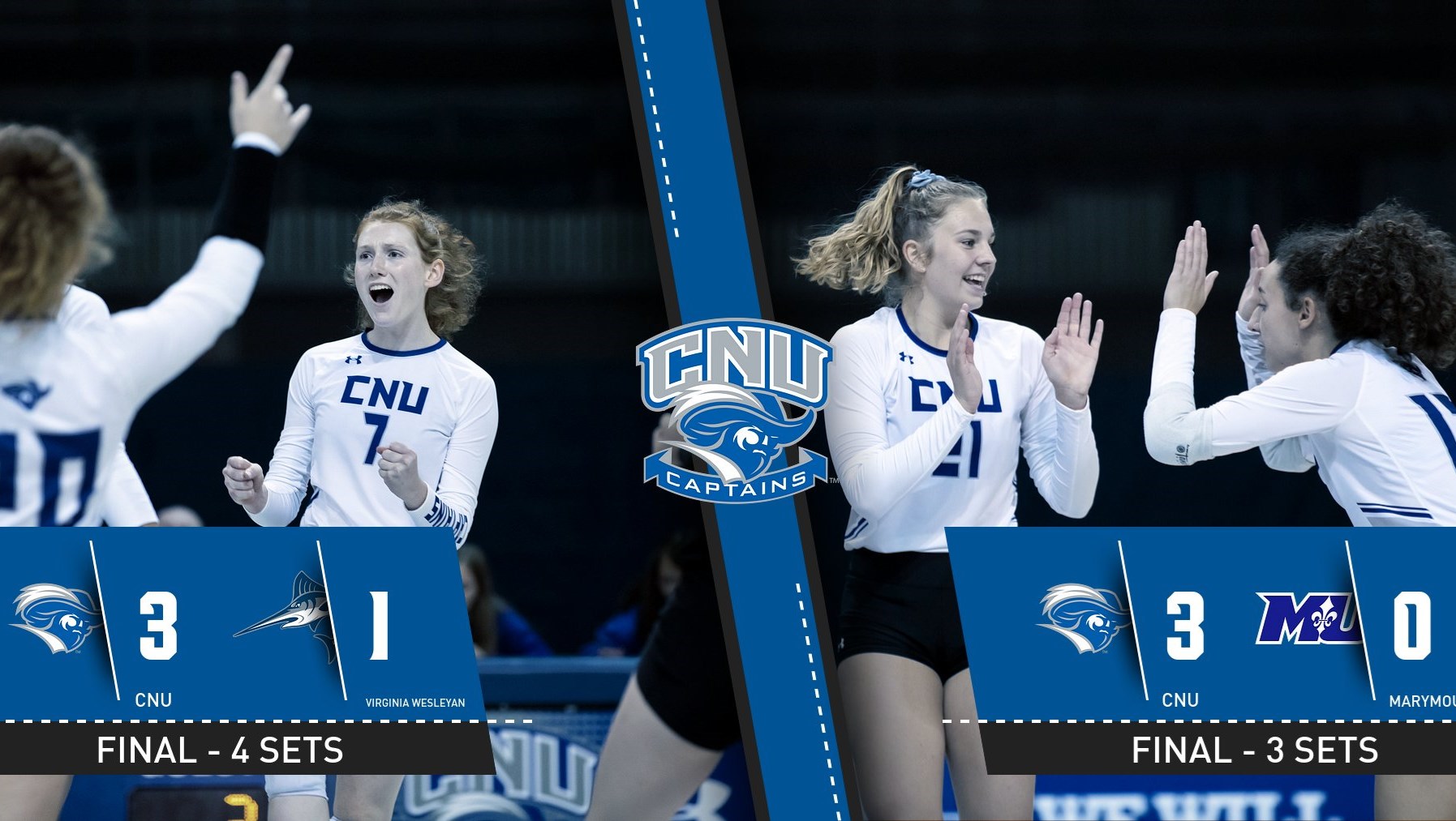 CNU Sweeps Saturday Matches in Virginia Beach - Christopher Newport ...