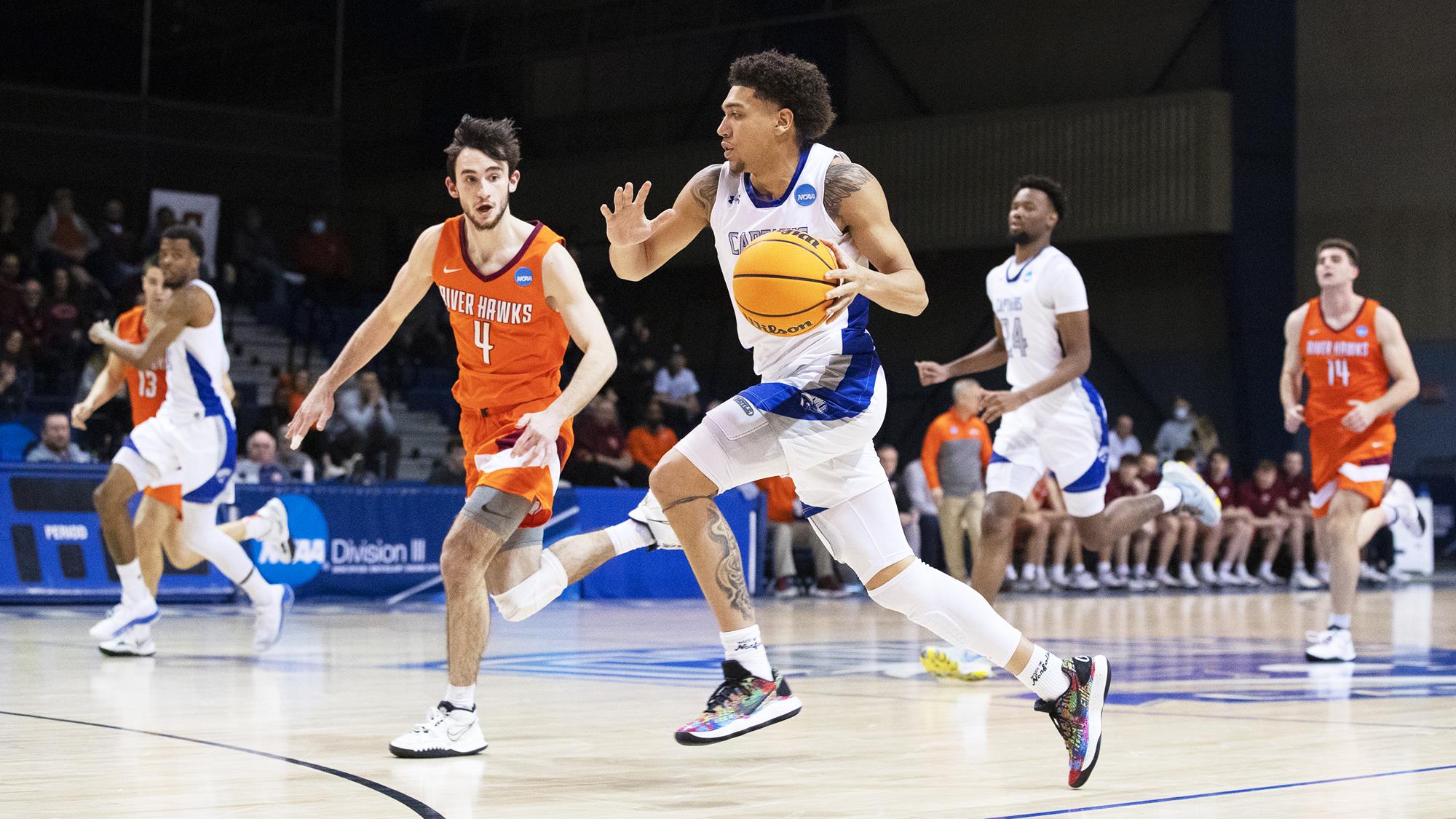 Jahn Hines Posts Career High 29 points as Fourth-Ranked Captains Win Opener at Johns Hopkins, 74 ...