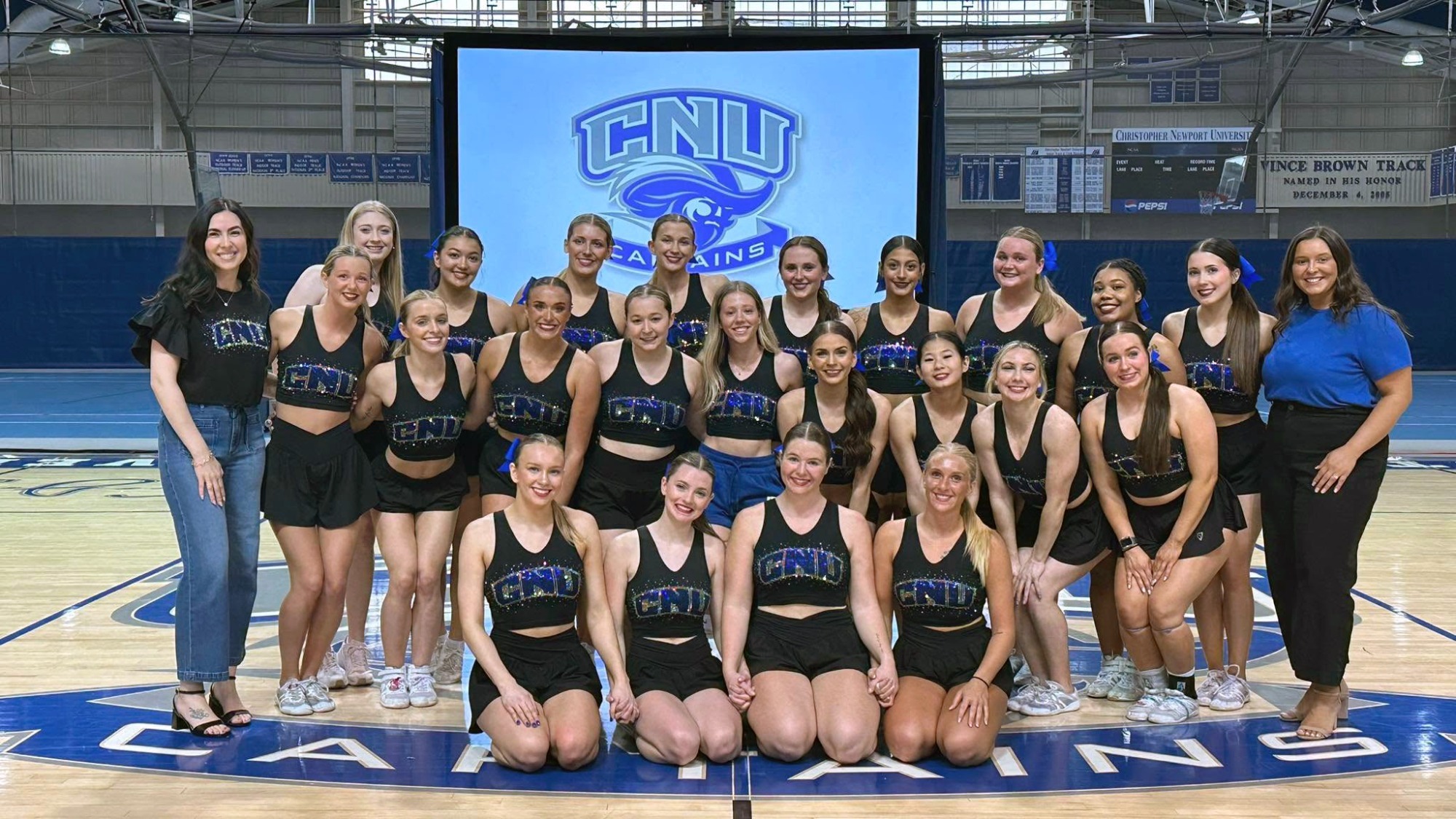CNU Cheerleading in Second Place After Prelims; Captains Take Mat Again ...