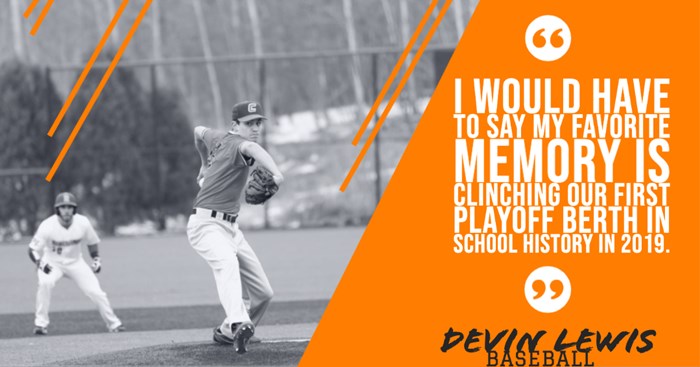 Behind the Student-Athlete: Devin Lewis, Baseball - SUNY Cobleskill ...