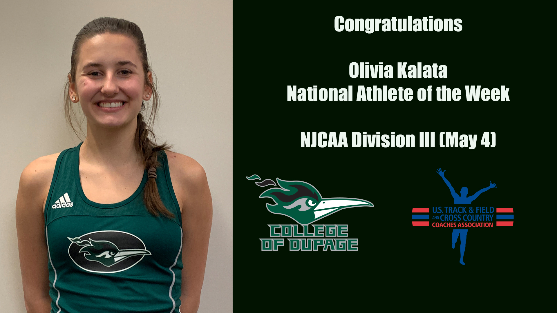 Kalata claims national honor - College of DuPage