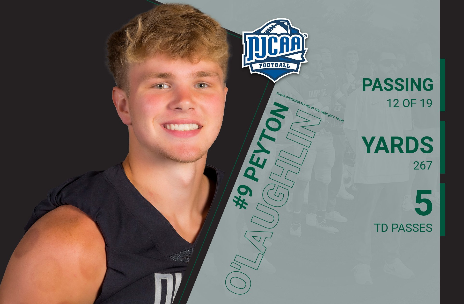 O'Laughlin earns NJCAA honor - College of DuPage