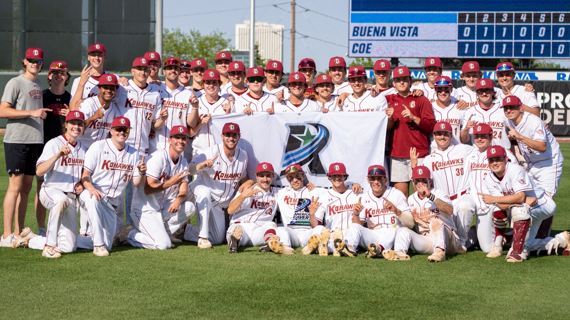 Postseason Tournament Champions! Coe Baseball knocks off Buena Vista to ...