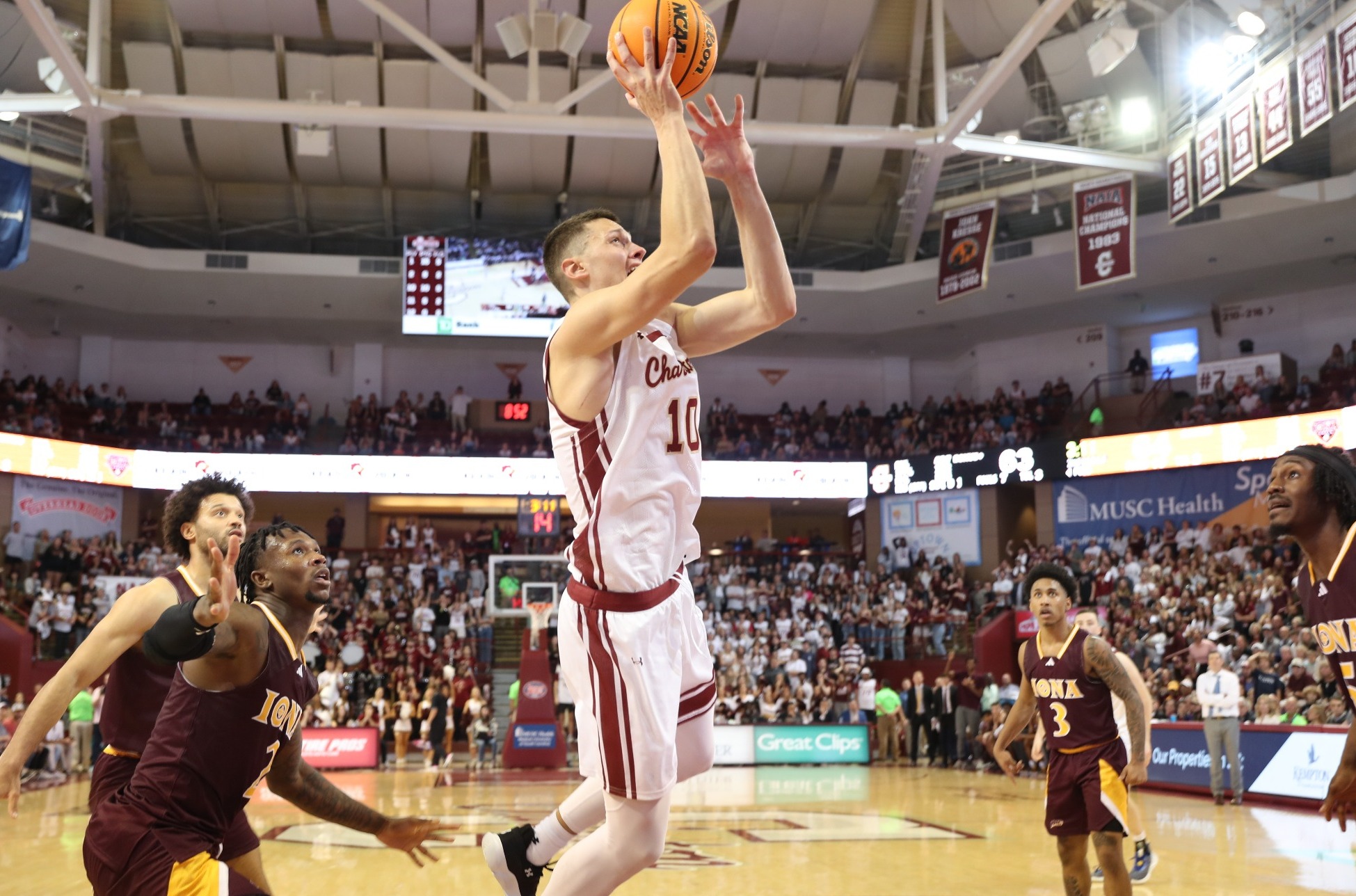 Cougars Win Thriller at Home to Open 2023-24 - College of Charleston ...