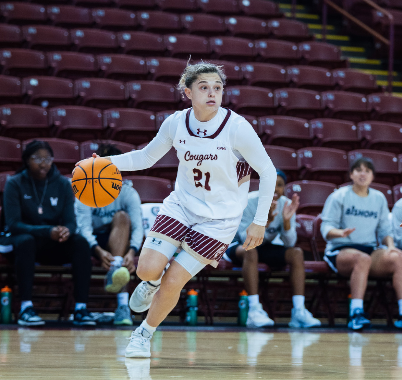 Cougars Escape the Chanticleers in Overtime Win - College of Charleston ...