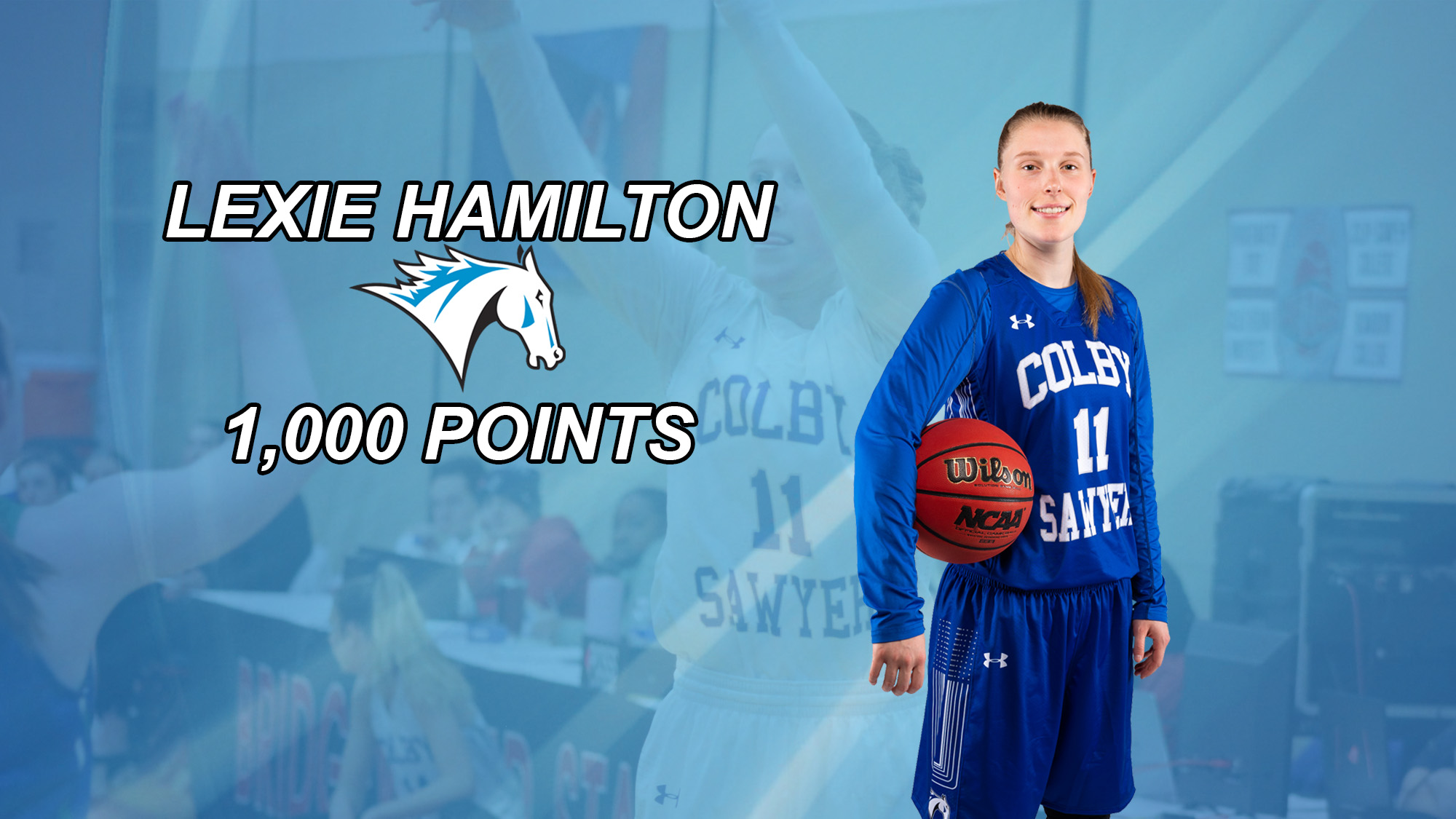 Lexie Hamilton Joins 1000-Point Club in Win at Plymouth State - Colby ...