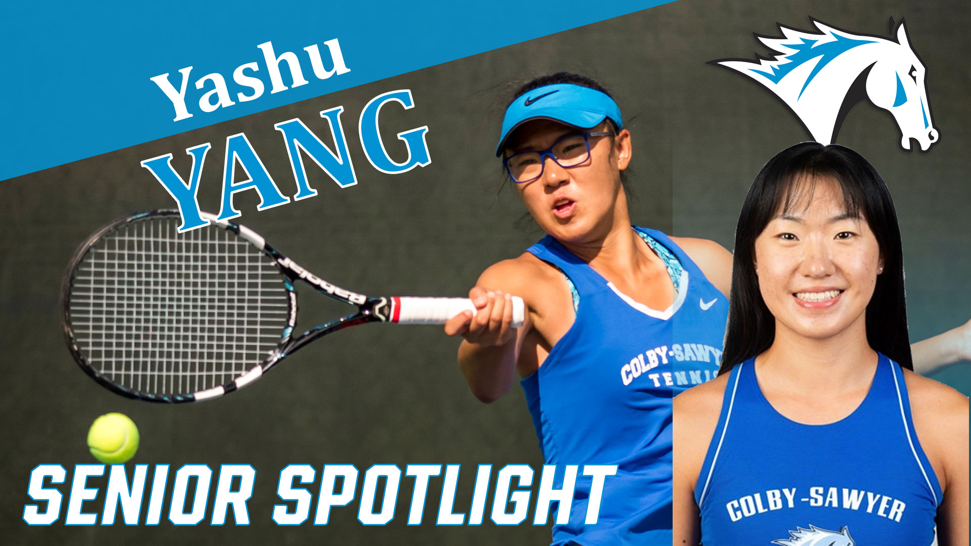 Senior Spotlight Series: Yashu Yang - Colby-Sawyer College Athletics
