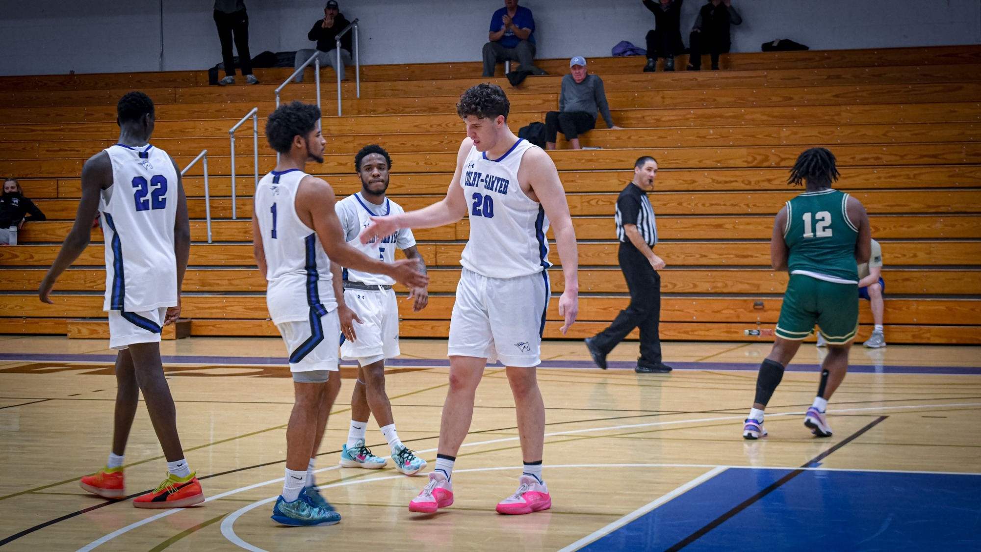 Chargers Hold Off Elms 71-70. - Colby-Sawyer College Athletics