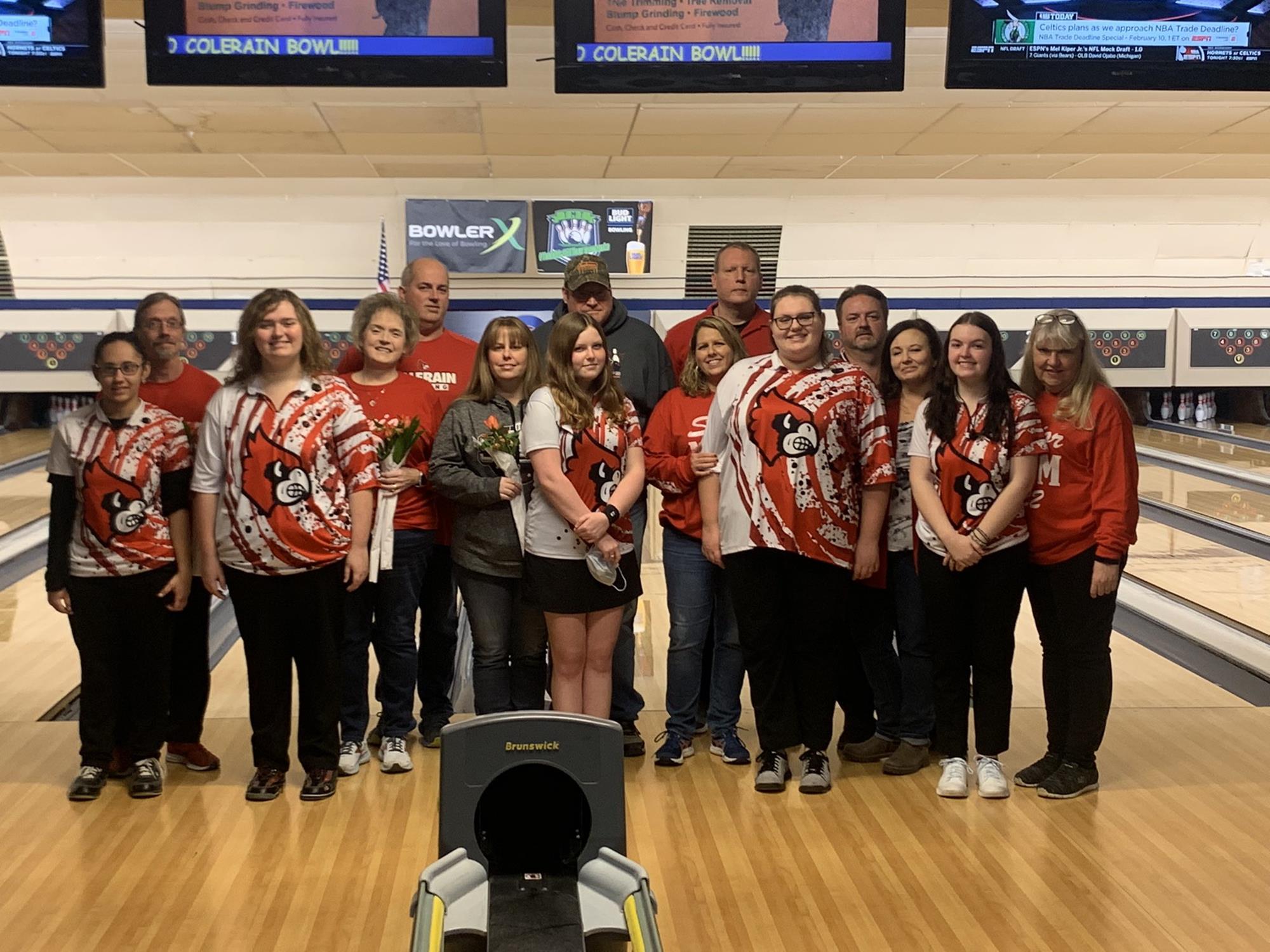 Bowling Team Celebrates Senior Day - Colerain Cardinals Athletics