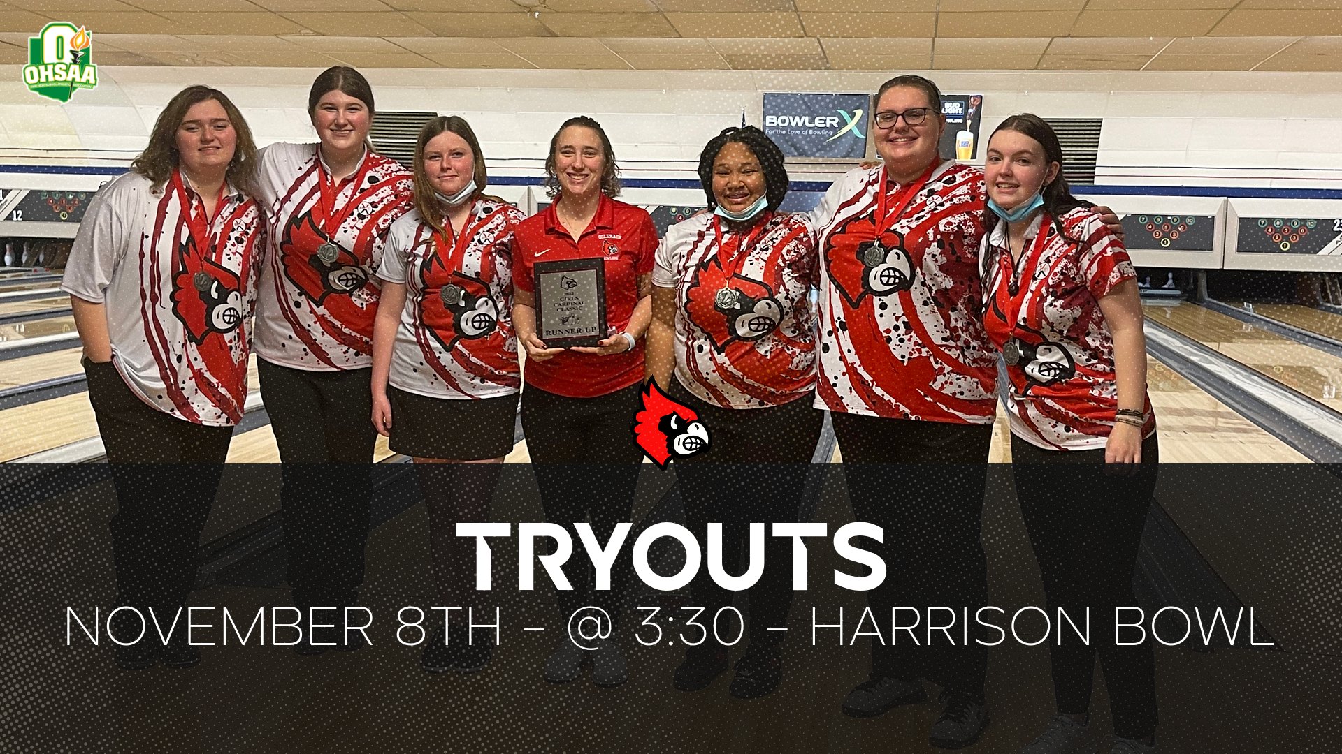 Bowling Tryouts November 8 - Colerain Cardinals Athletics