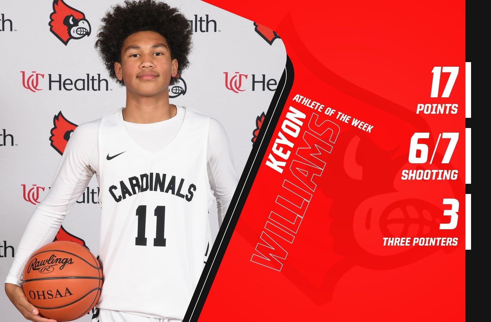 Keyon Williams Named GMC Athlete of the Week - Colerain Cardinals Athletics
