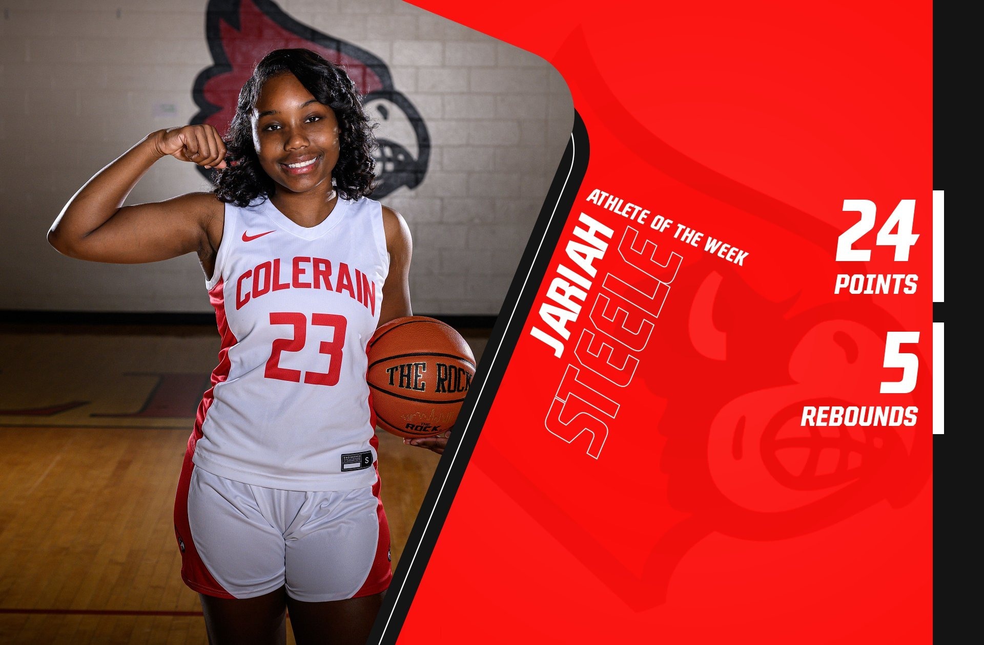 Jariah Steele Named GMC Athlete of the Week - Colerain Cardinals Athletics