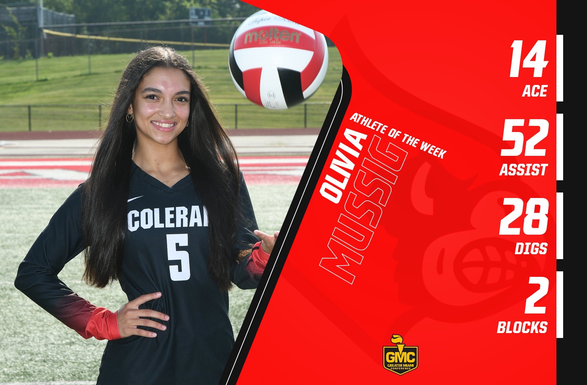 Olivia Mussig Named GMC Athlete of the Week - Colerain Cardinals Athletics