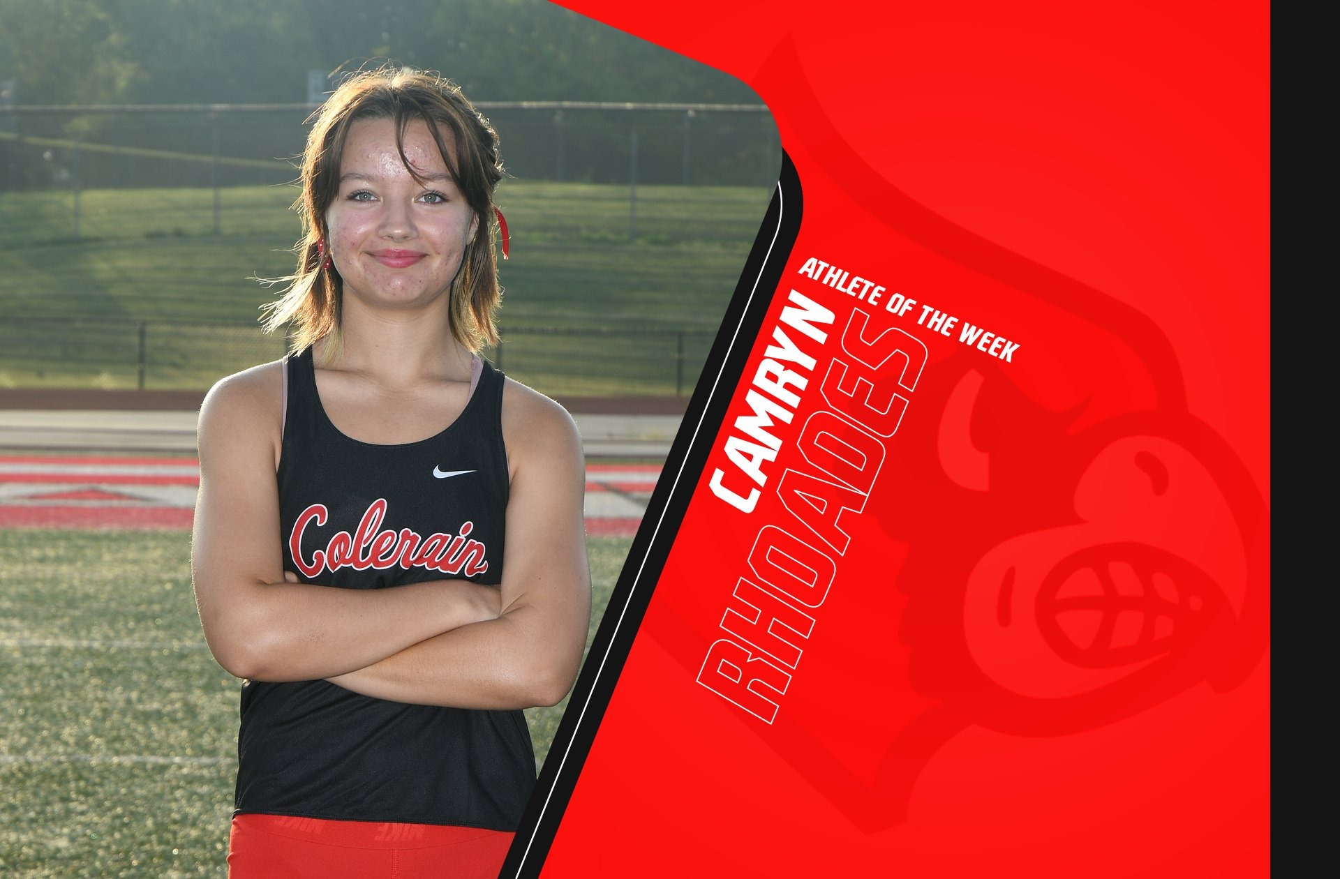 Camryn Rhoades Named GMC Athlete of the Week - Colerain Cardinals Athletics