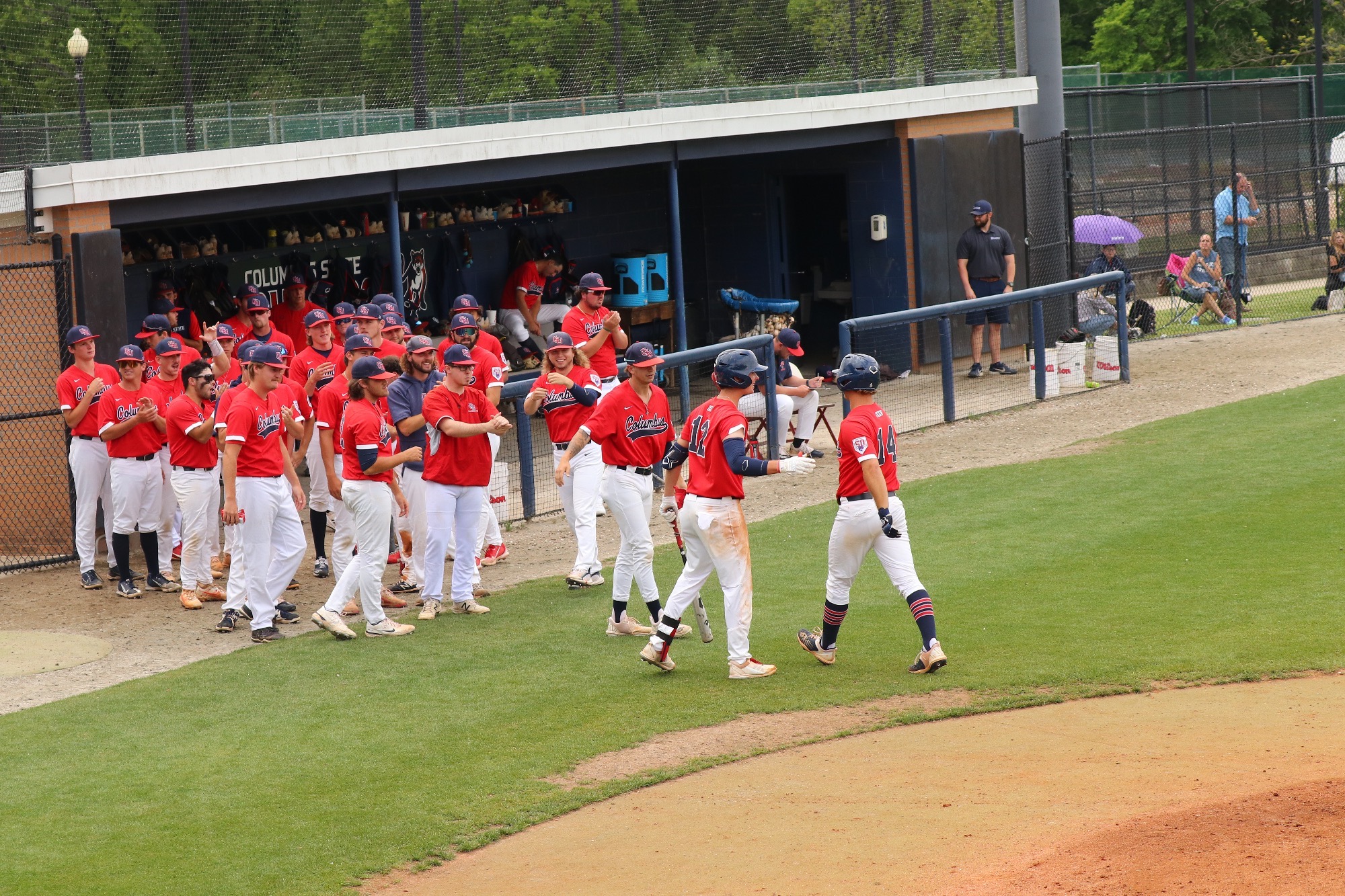 Cougars slug their way to victory on Senior Day - Columbus State ...