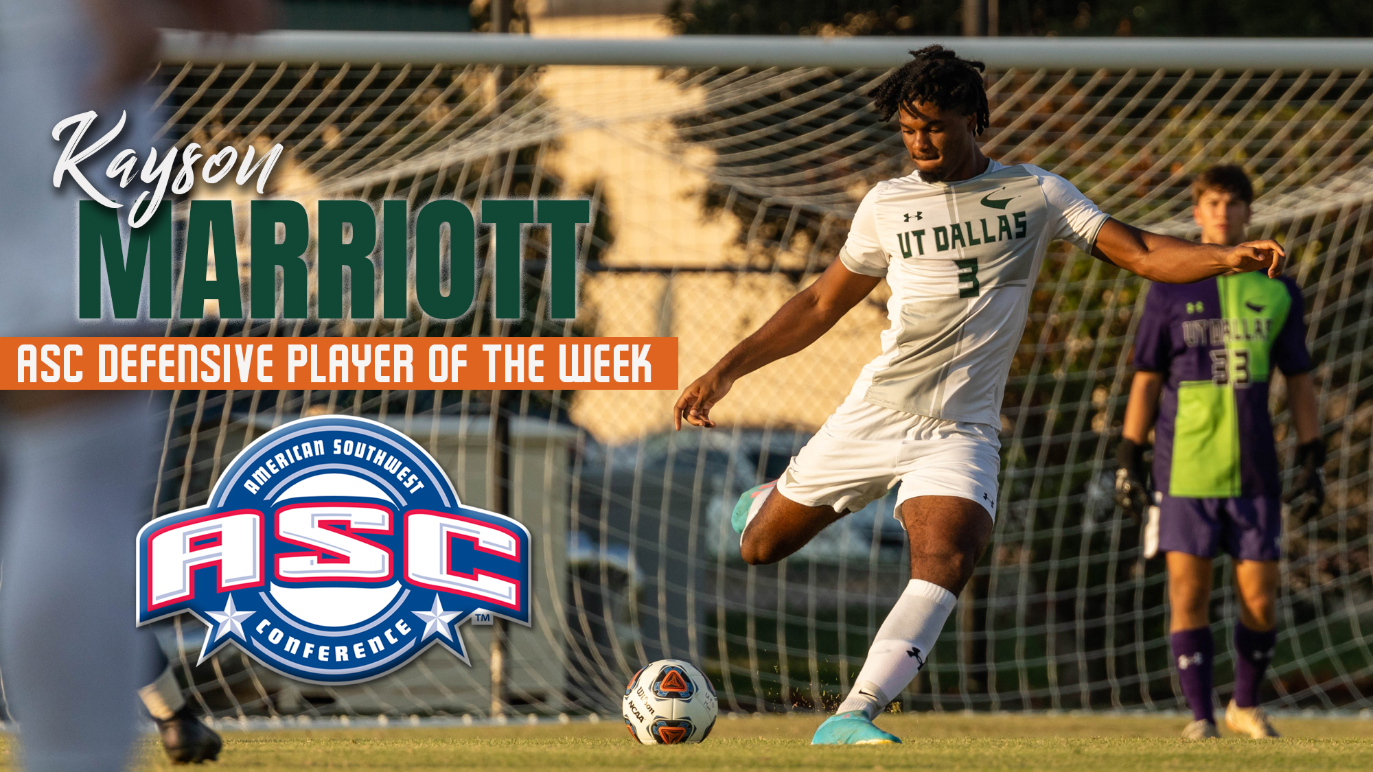 Marriott Earns Conference Player of the Week Award - University of ...