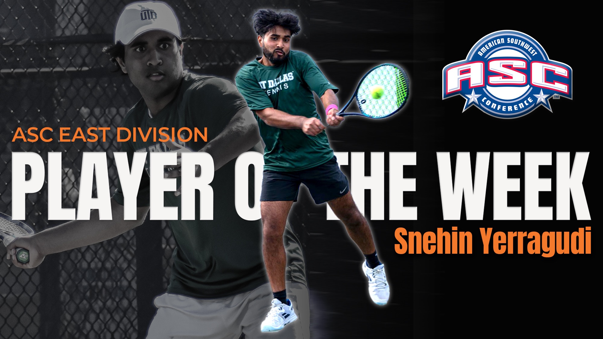 Yerragudi Claims ASC East Player of the Week - University of Texas at ...
