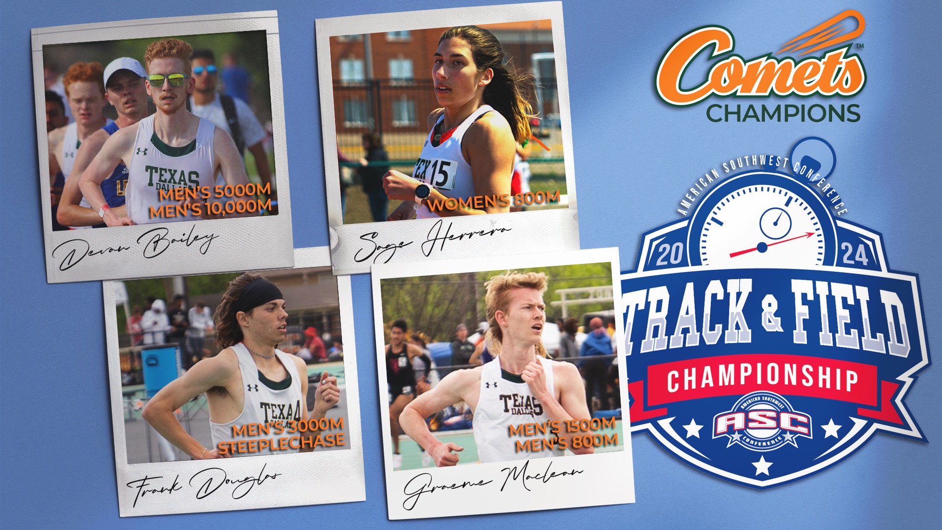 Comets to Add Men's and Women's Track & Field - University of Texas at ...