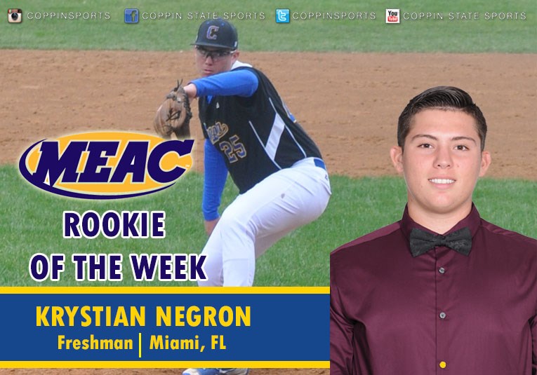 Krystian Negron - Baseball - Coppin State University Athletics