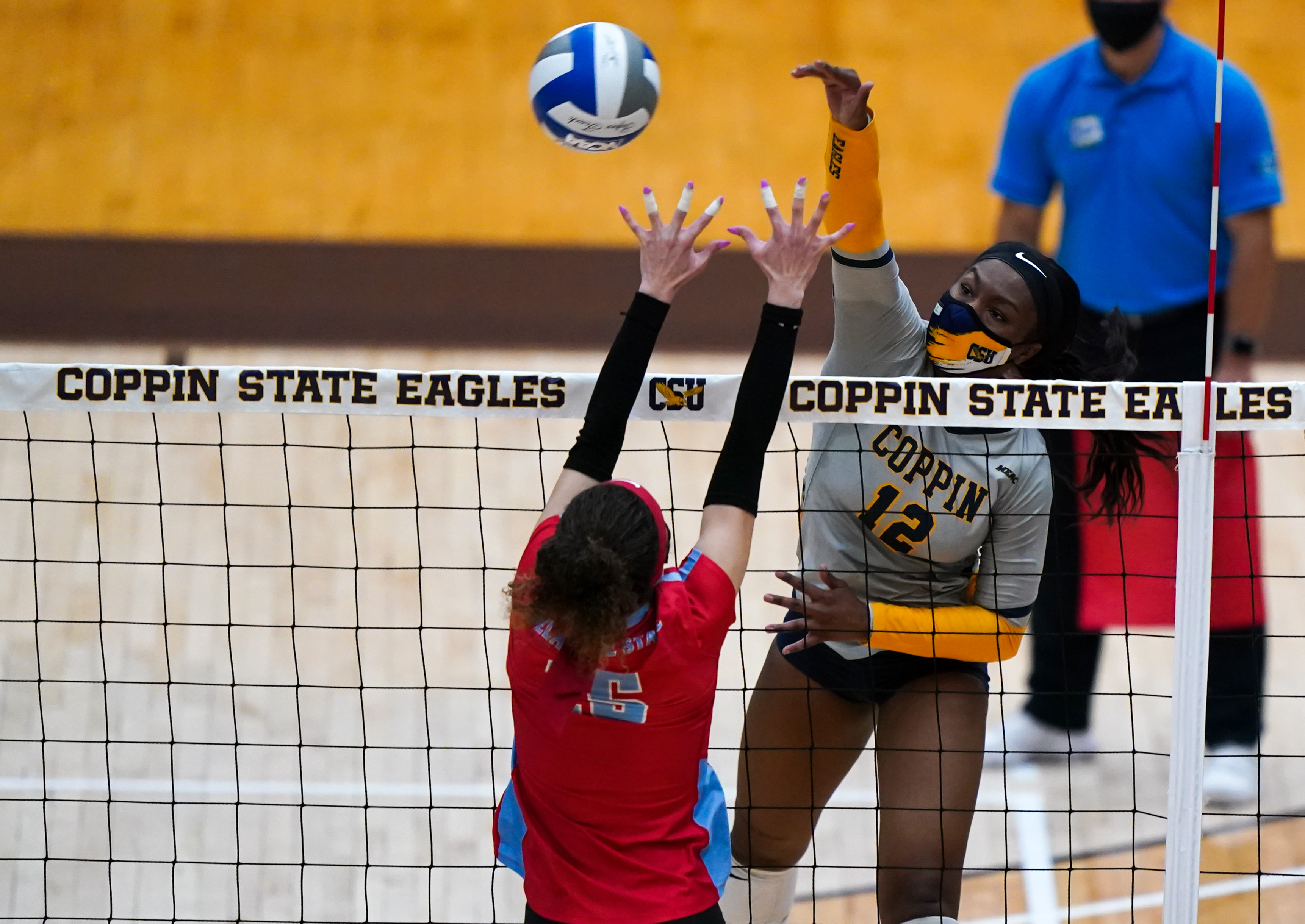 Coppin Volleyball Falls in Five-Set Thriller to Delaware State - Coppin ...