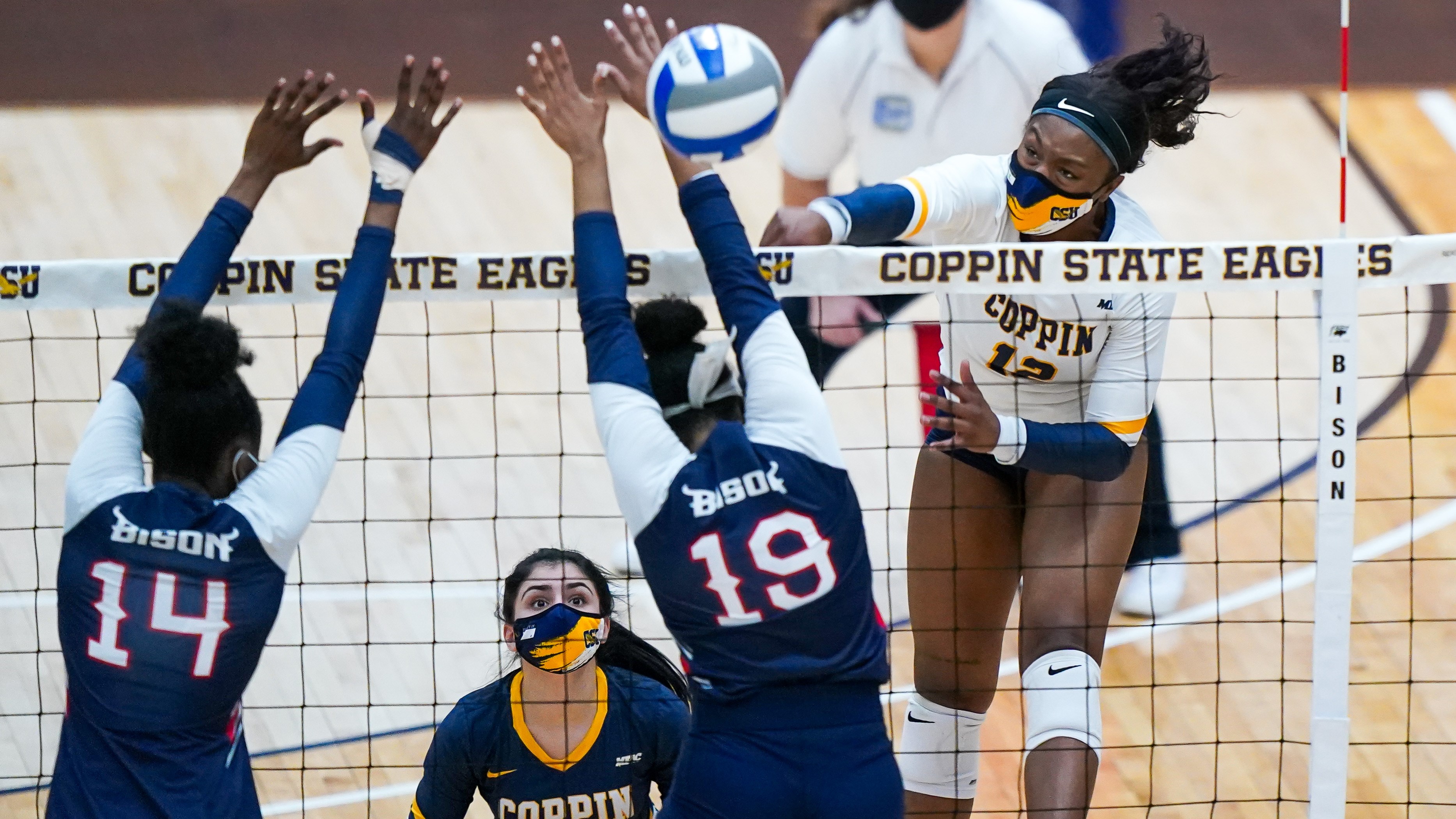 Volleyball Sweeps Howard for Third Consecutive Win - Coppin State ...
