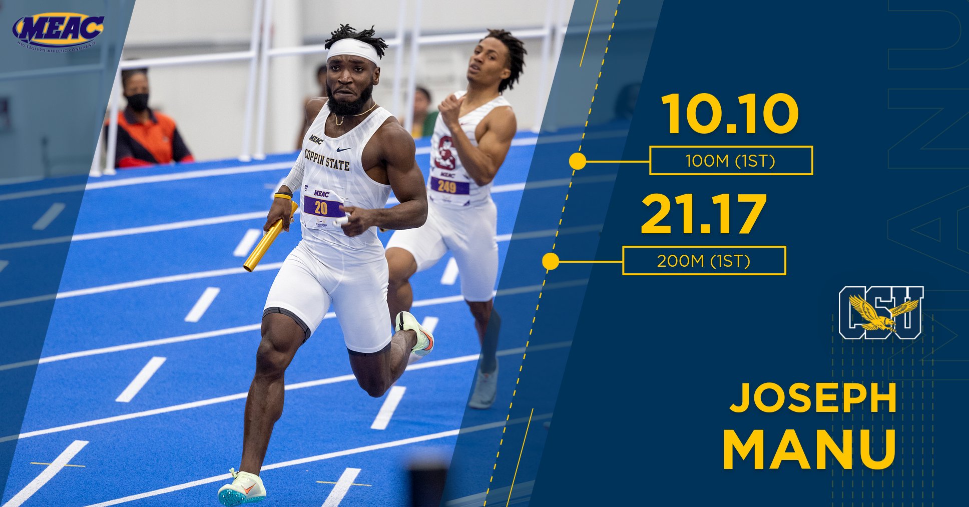 Joseph Manu - Men's Track and Field - Coppin State University Athletics