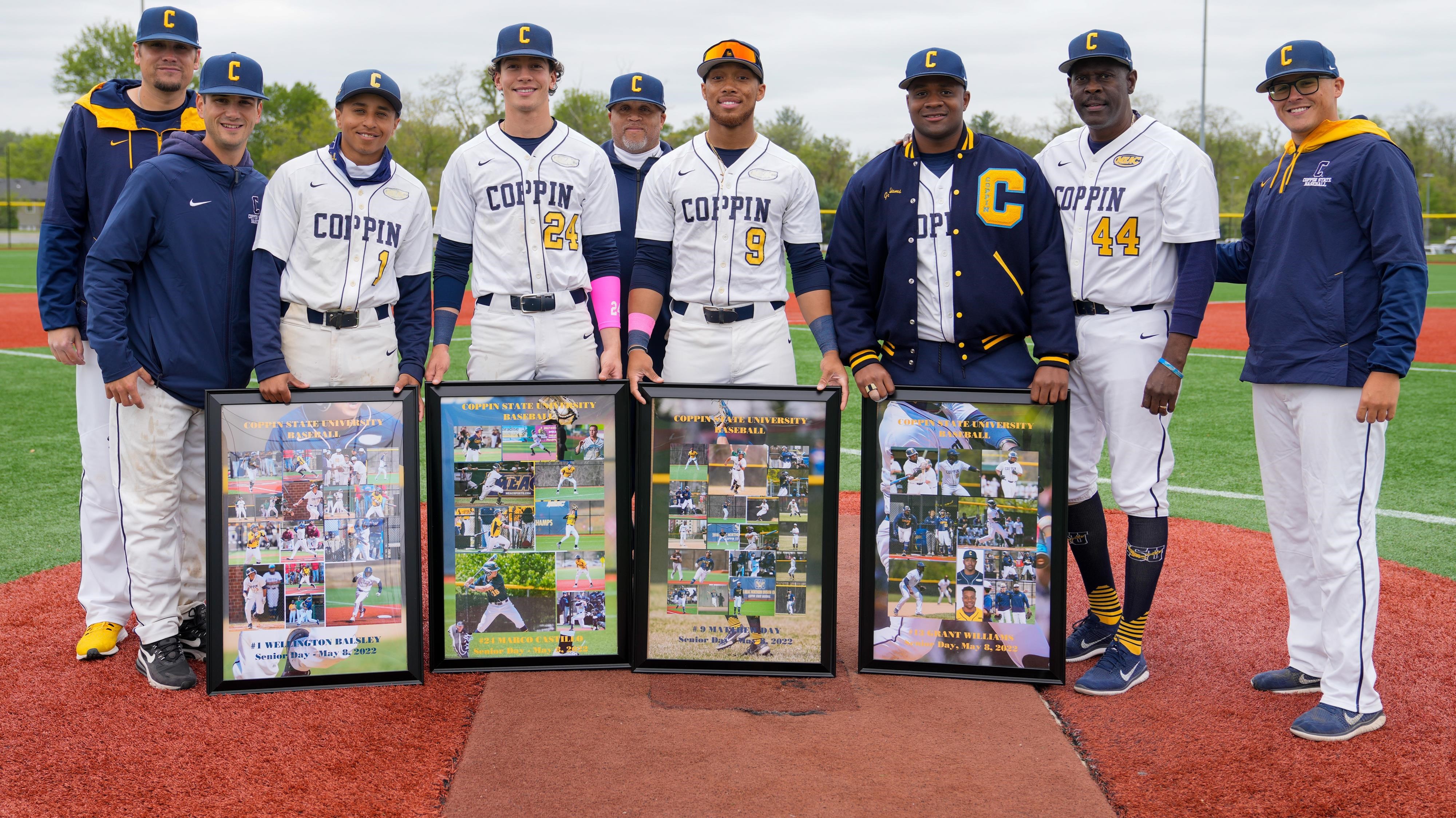 Baseball Drops Pair to Delaware State on Senior Day - Coppin State ...