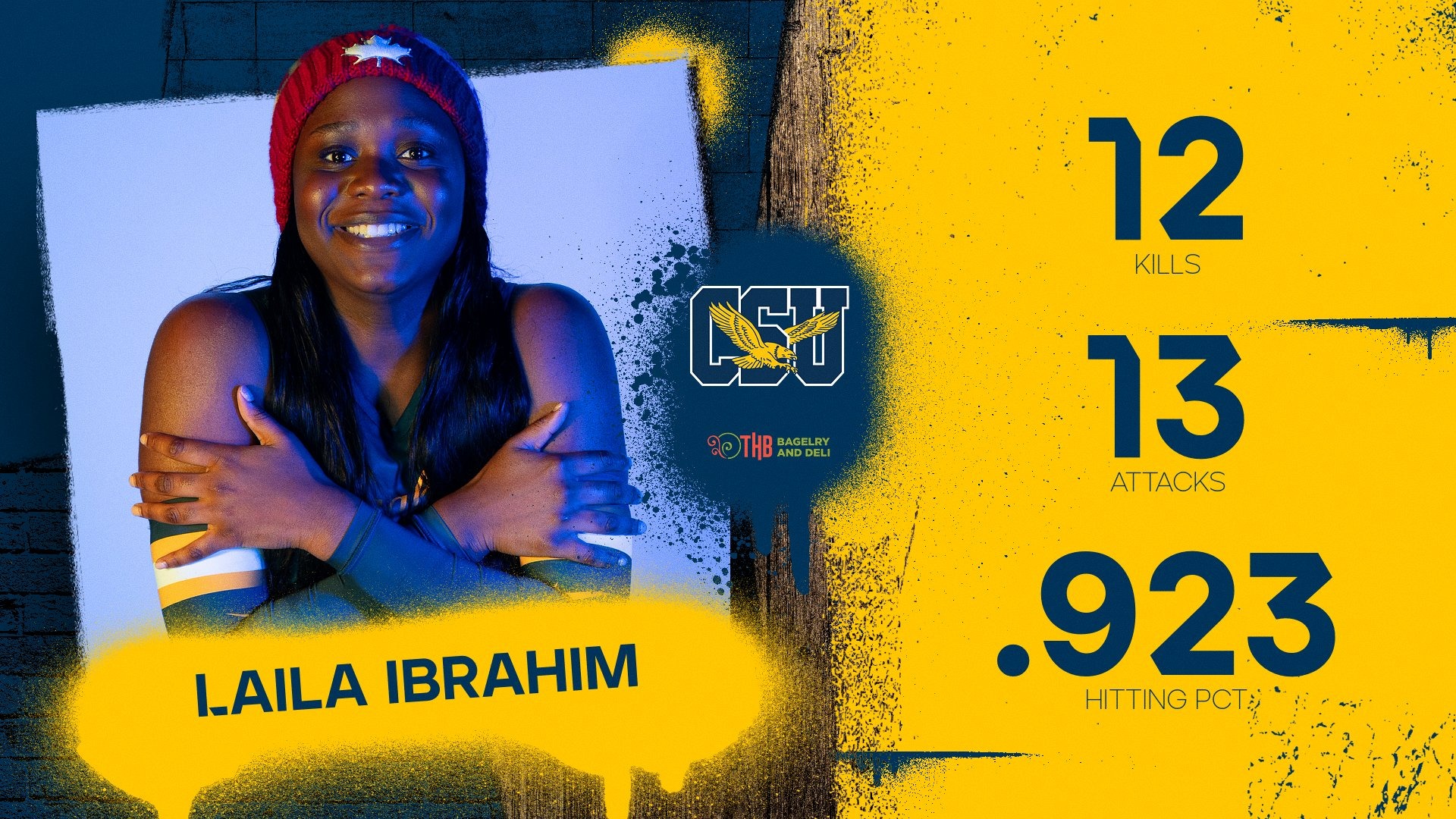 Laila Ibrahim Hits School-Record .923 in Volleyball’s Sweep at Penn - Coppin State University ...