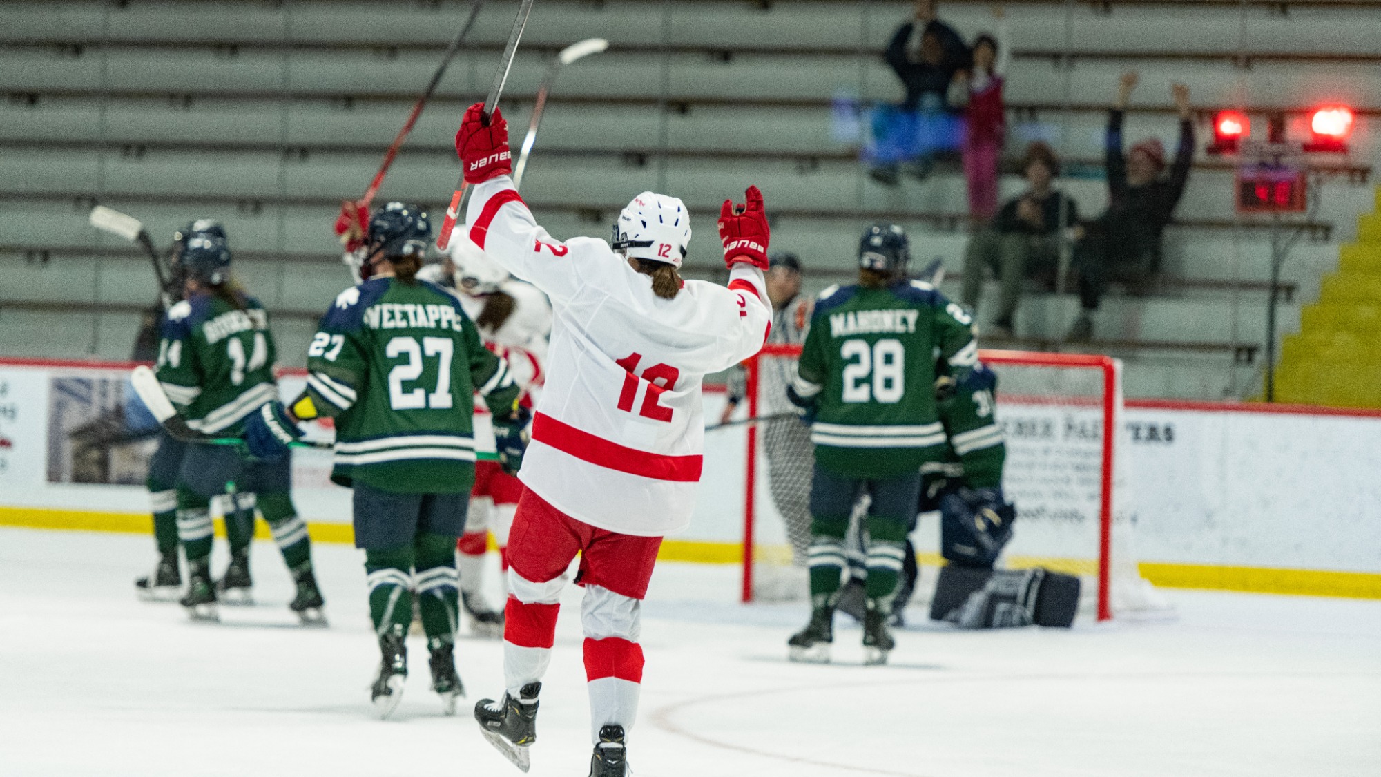 Big Second Period Lifts Women's Hockey To Weekend Sweep of Mercyhurst ...