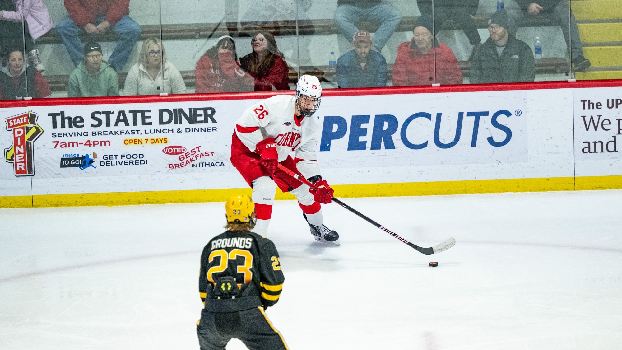 Men’s Hockey Scores Twice in Third Period to Draw with AIC - Cornell ...