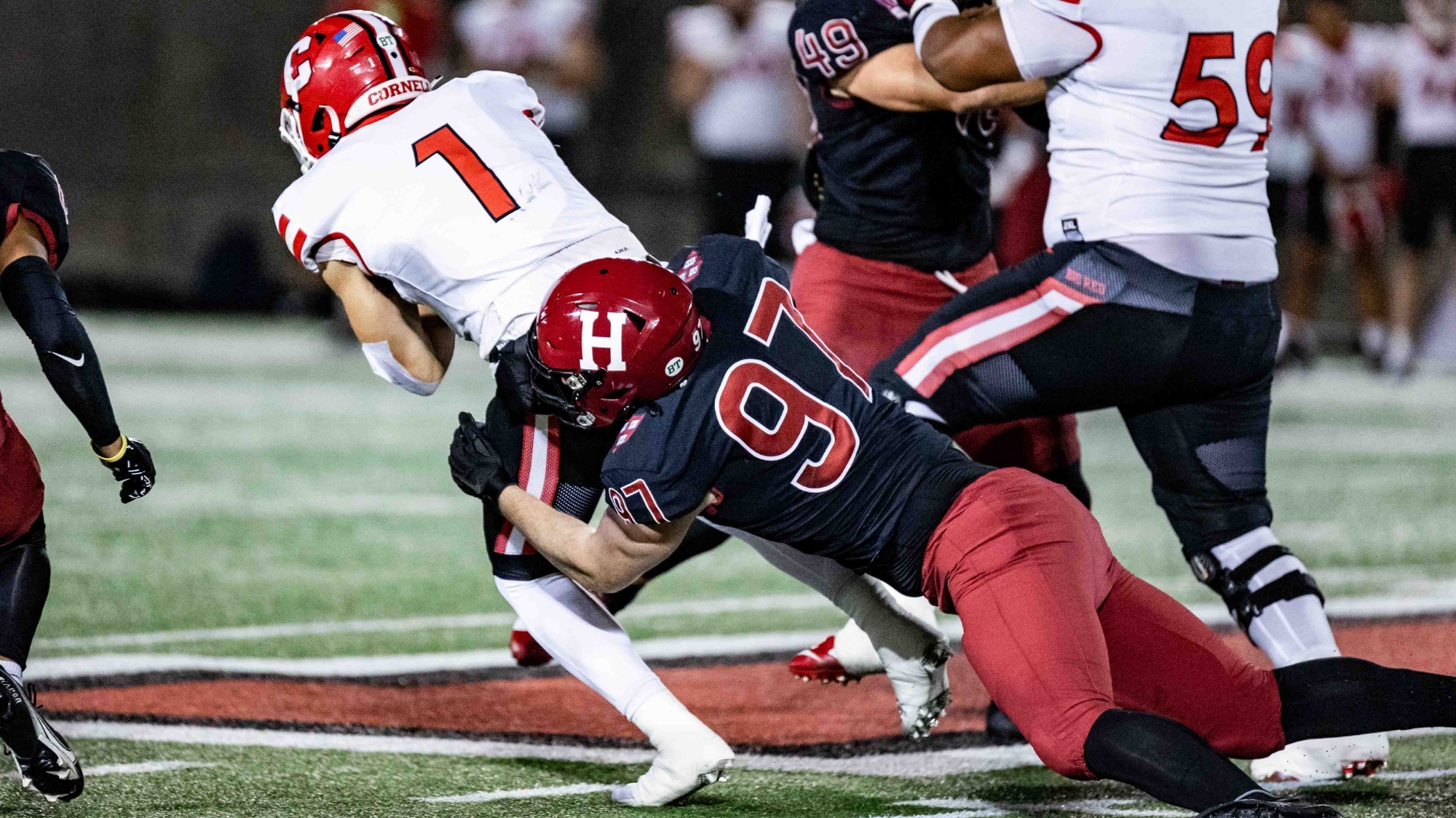 Unbeaten Harvard Uses Explosive Plays To Hand Football First Ivy Loss, 41-23 - Cornell ...