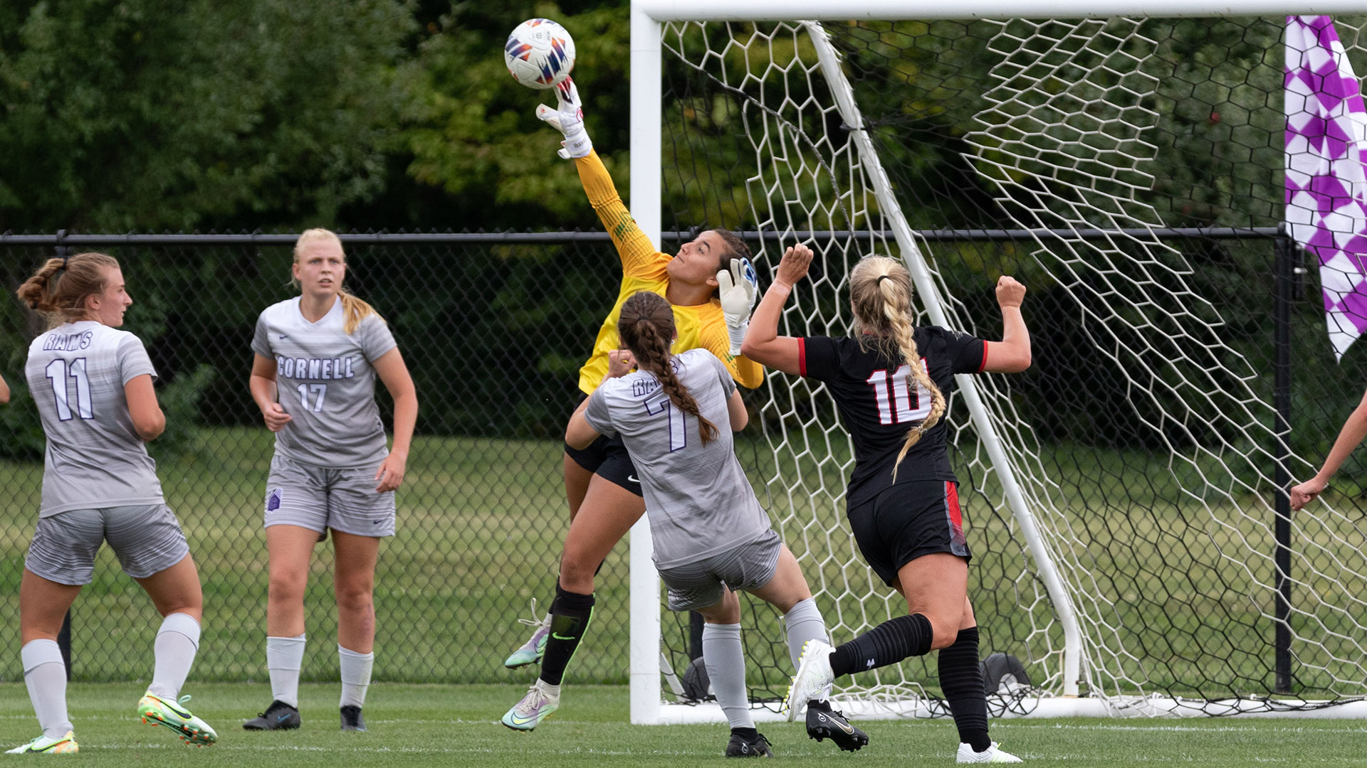 Women's soccer claims 2-1 Bremner Cup win over Coe - Cornell College
