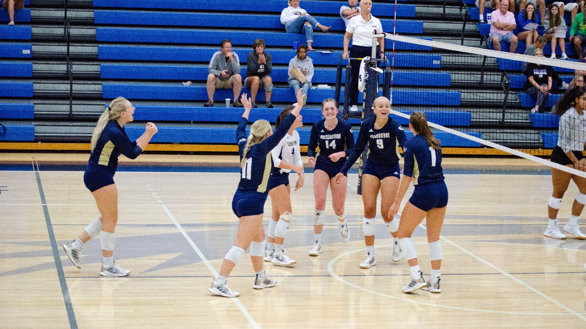 Win streak moves to 10 highlighted by four set victory over (12 ...