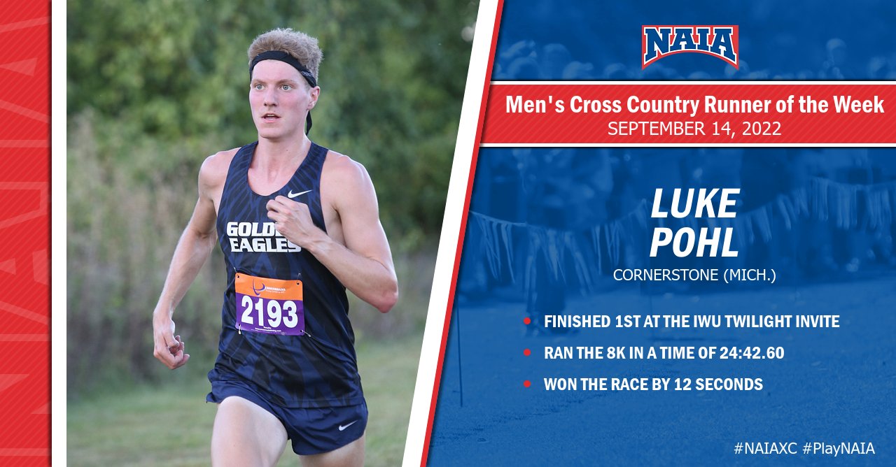 Luke Pohl - 2022 - Men's Cross Country - Cornerstone University Athletics