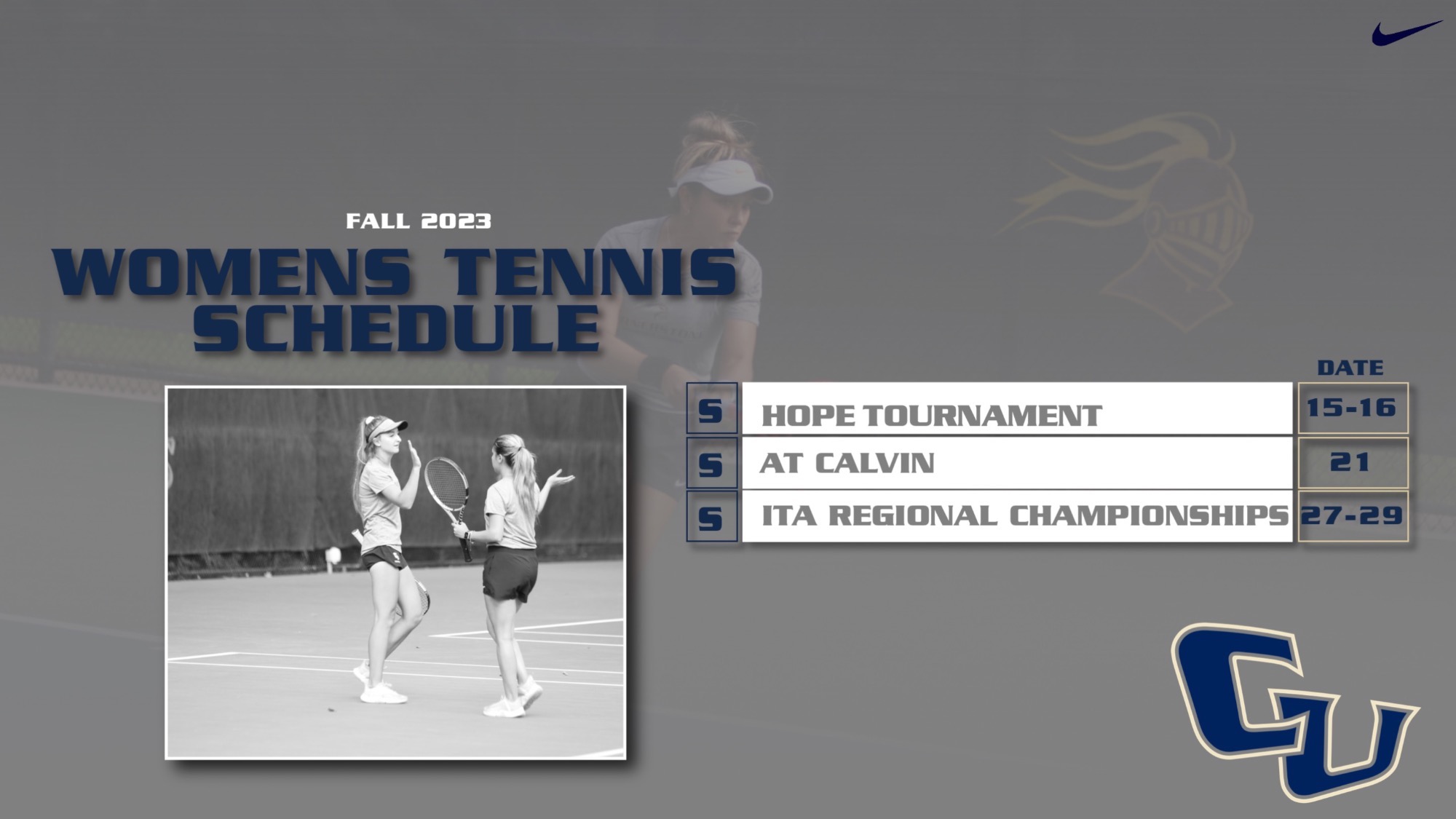 Women's Tennis fall 2023 schedule released - Cornerstone University ...